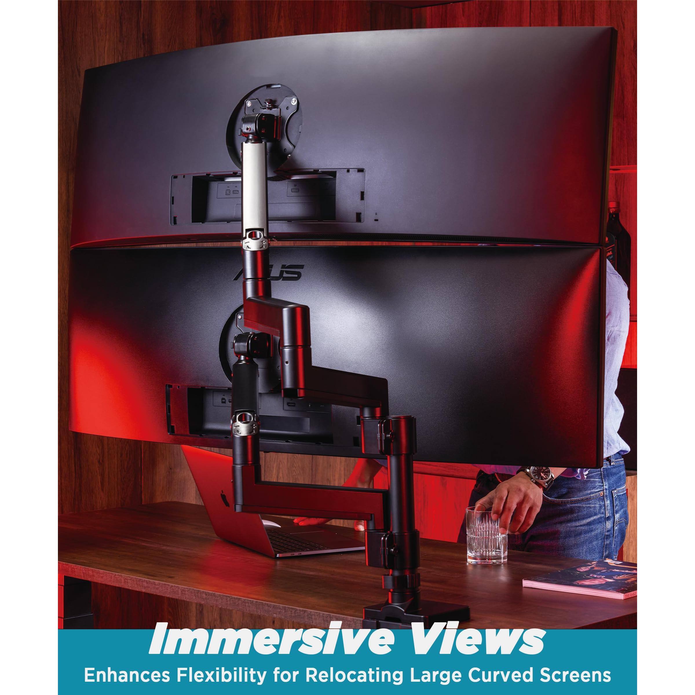 Hirose Alice Heavy Duty Monitor Arm For Ultrawide Monitors Up To 57 ...