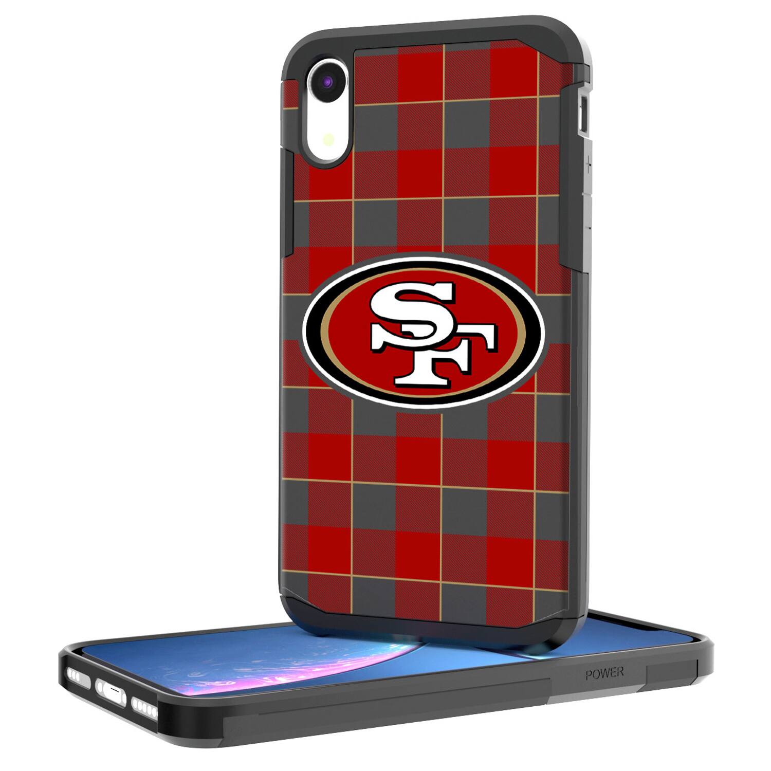 Keyscaper NFL San Francisco 49ers iPhone Rugged Plaid Design Case XR ...
