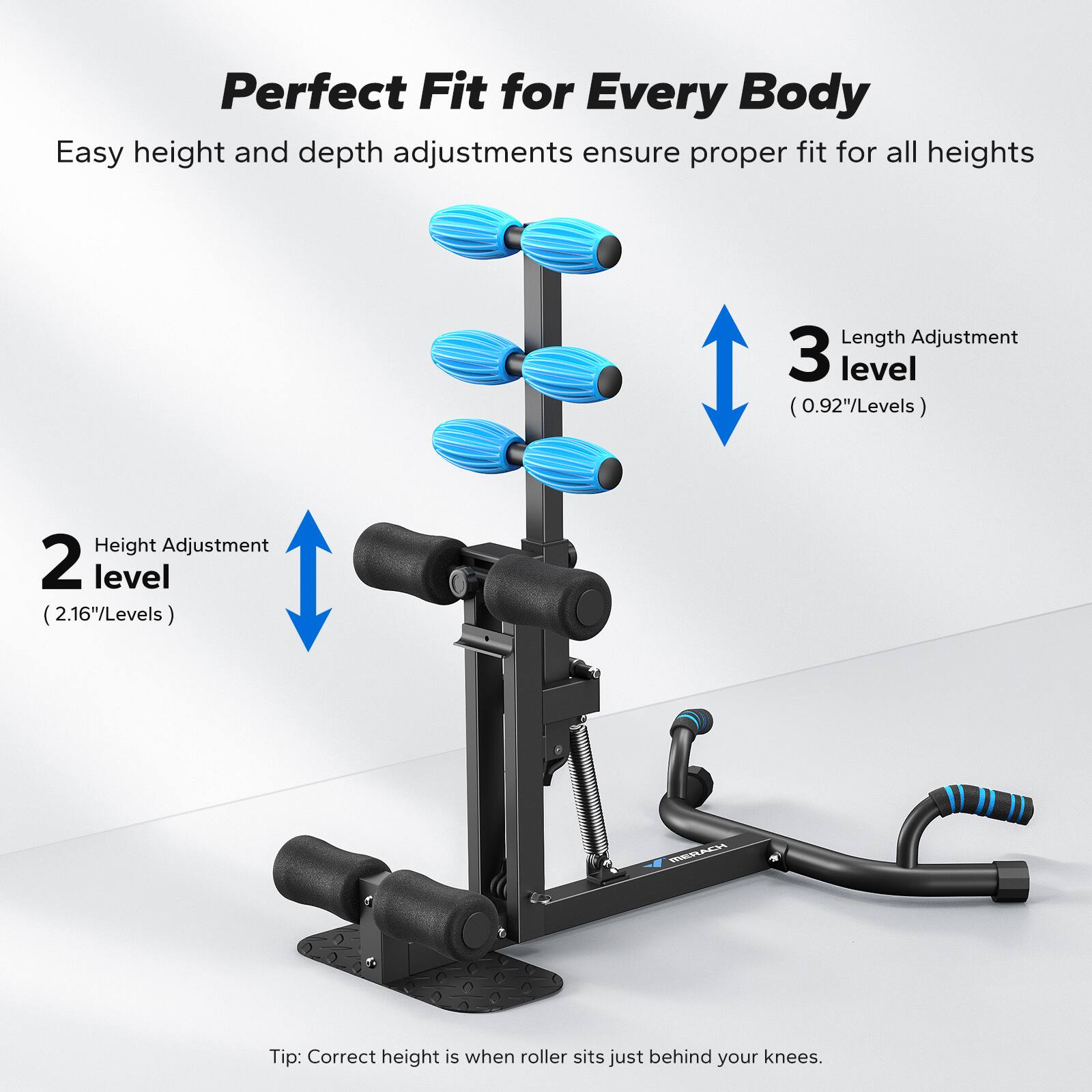 MERACH New Deep Squat Workout Machine Adjustable Glutes Trainer ...