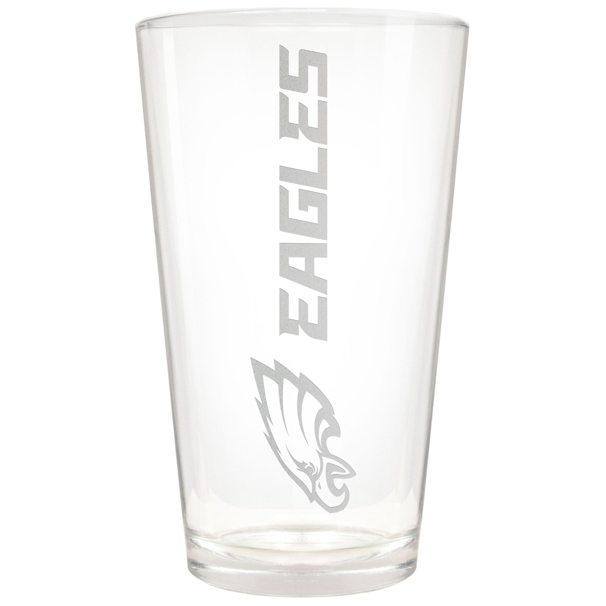 Great American Products Philadelphia Eagles Etched 16oz. Vertical Rally ...