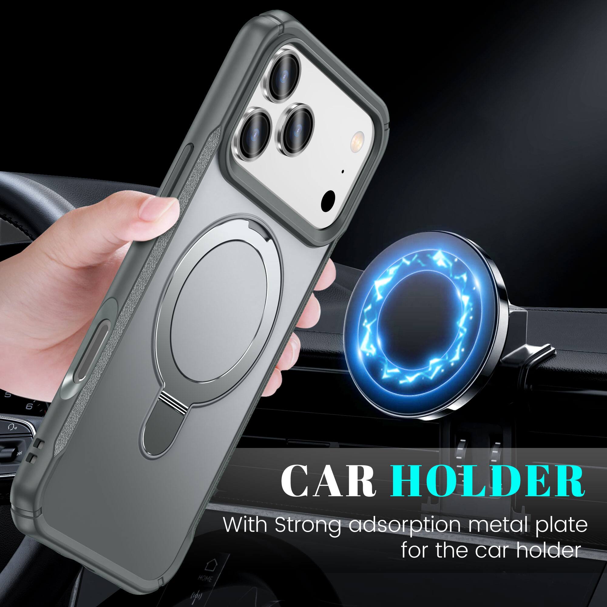 Dteck Case For Apple iPhone 17 Pro Max Slim Magnetic Shockproof Rugged ...
