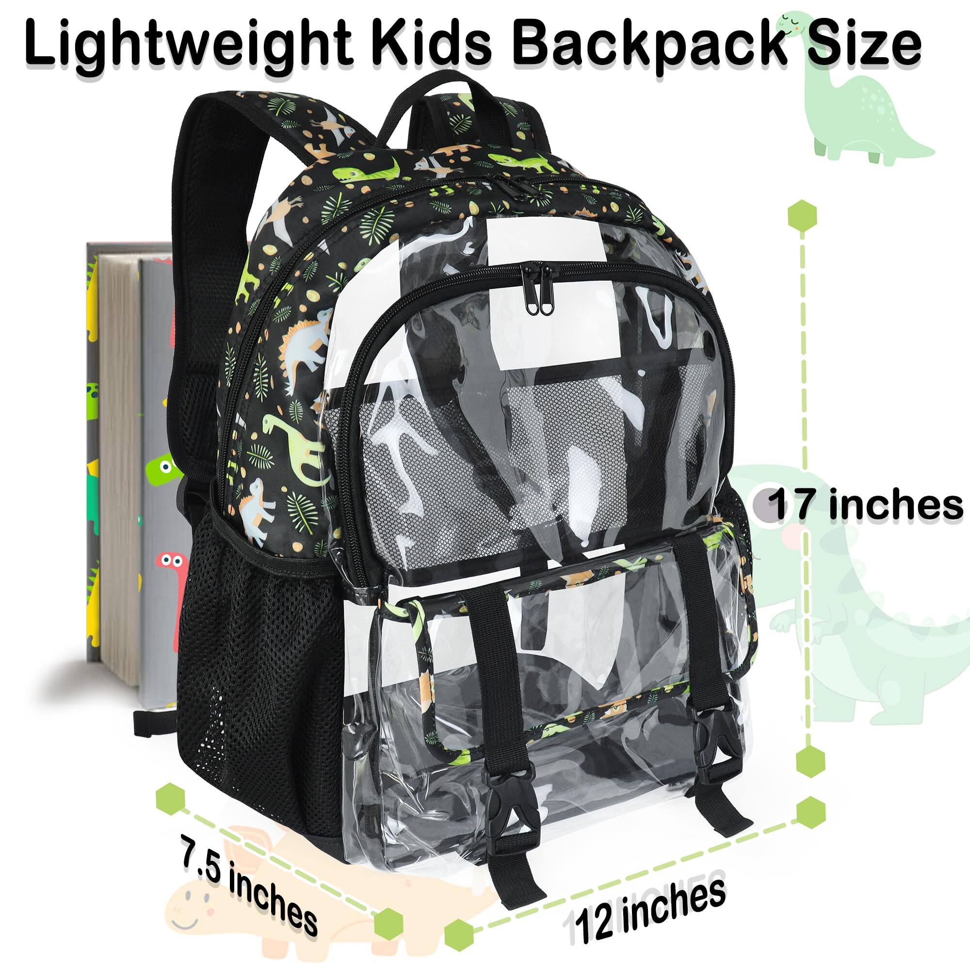 Cozy Serene Clear Backpack Large Bag Stadium Heavy Duty Pvc Transparent ...