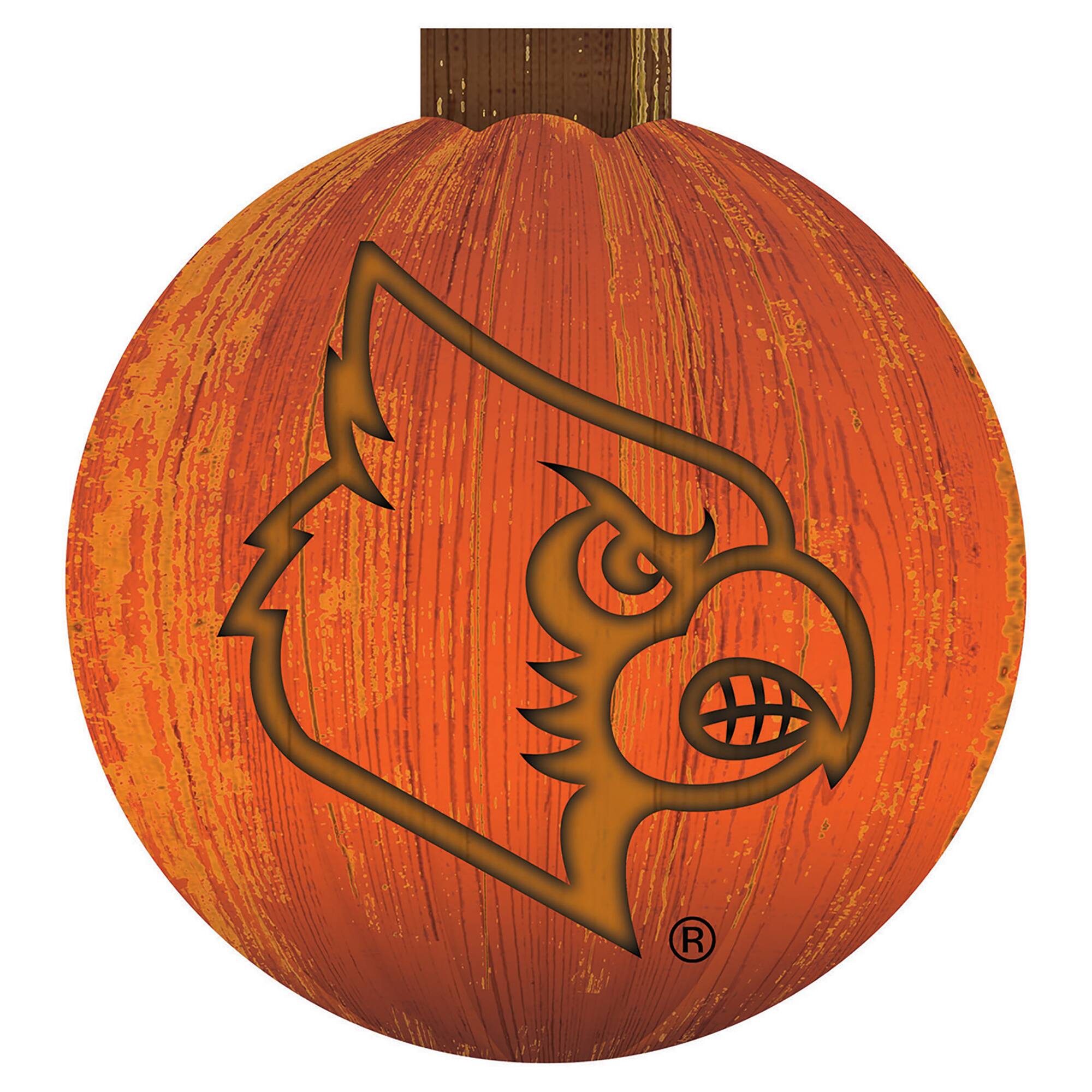 Fan Creations Louisville Cardinals 12'' Pumpkin Sign Orange 5038205 ...