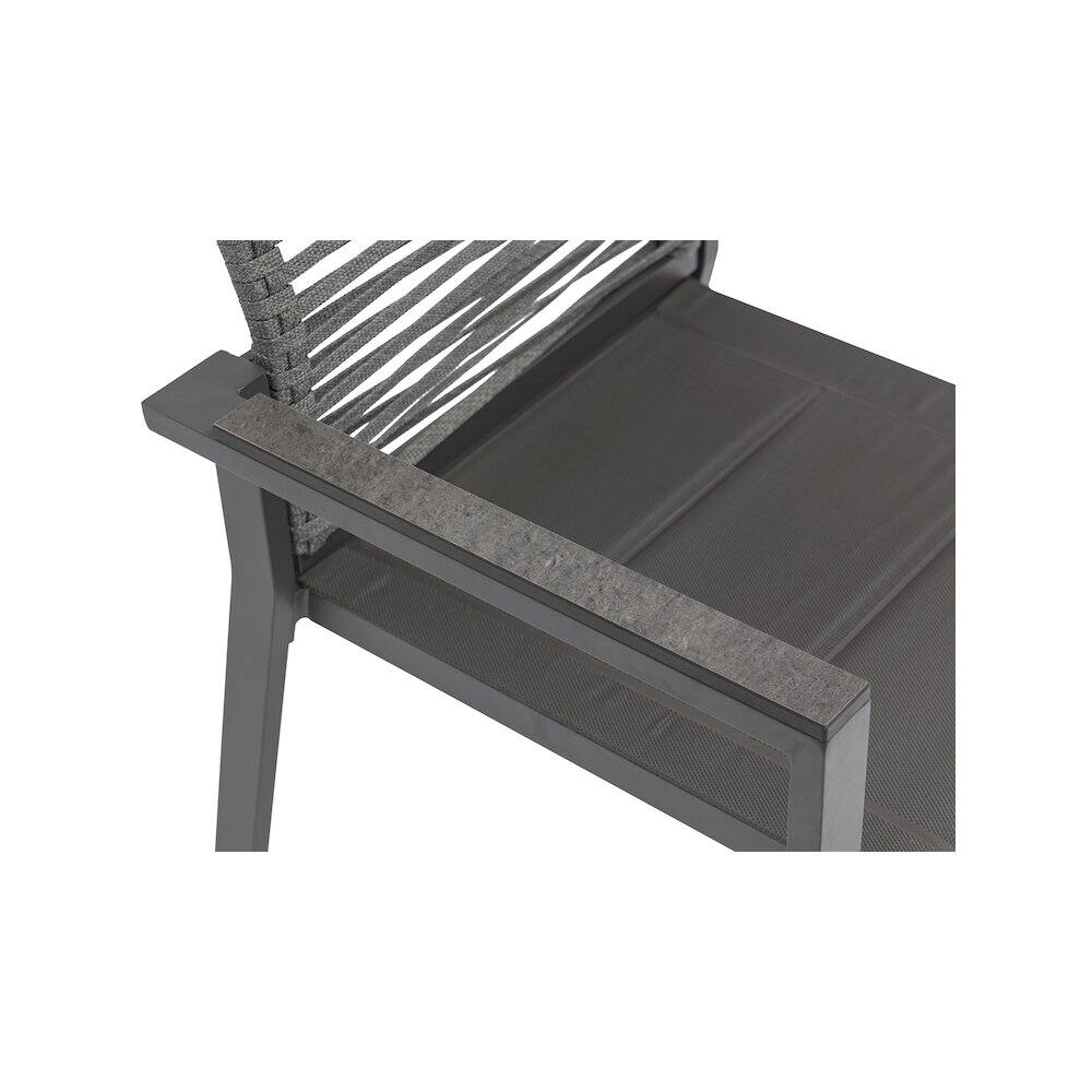 Meridian Furniture Maldives Outdoor Patio Dining Arm Chair, Set of 2 ...