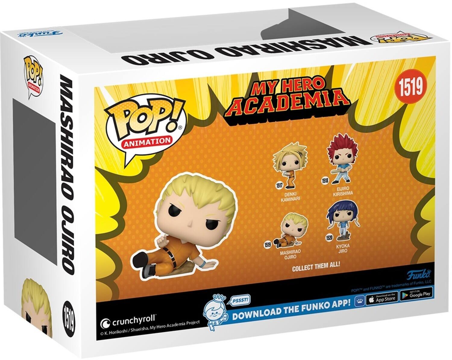 Funko POP! ANIME: My Hero Academia Baseball Hero League Baseball Ojiro ...