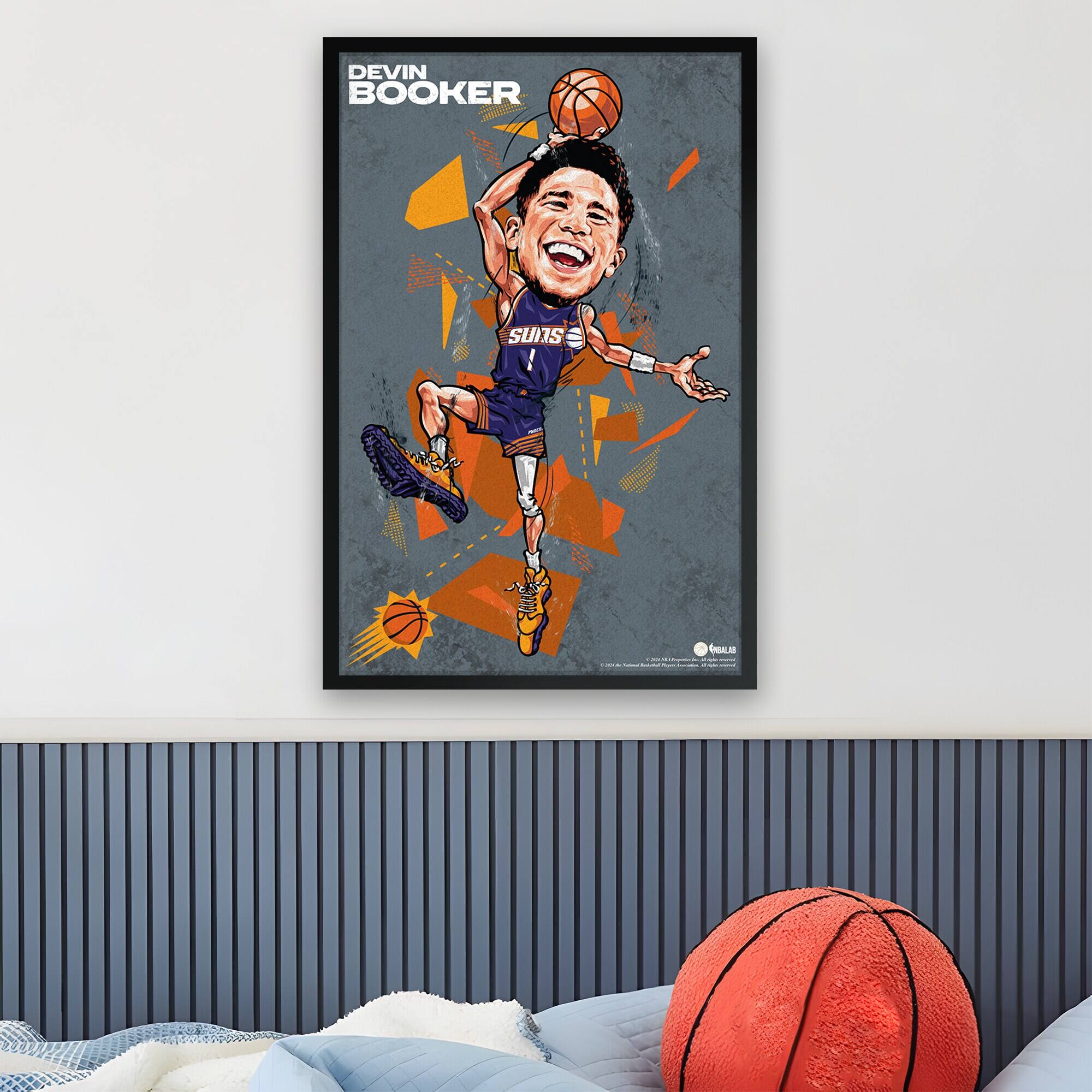 Sporticulture Devin Booker Phoenix Suns Framed 14" x 20" Player ...
