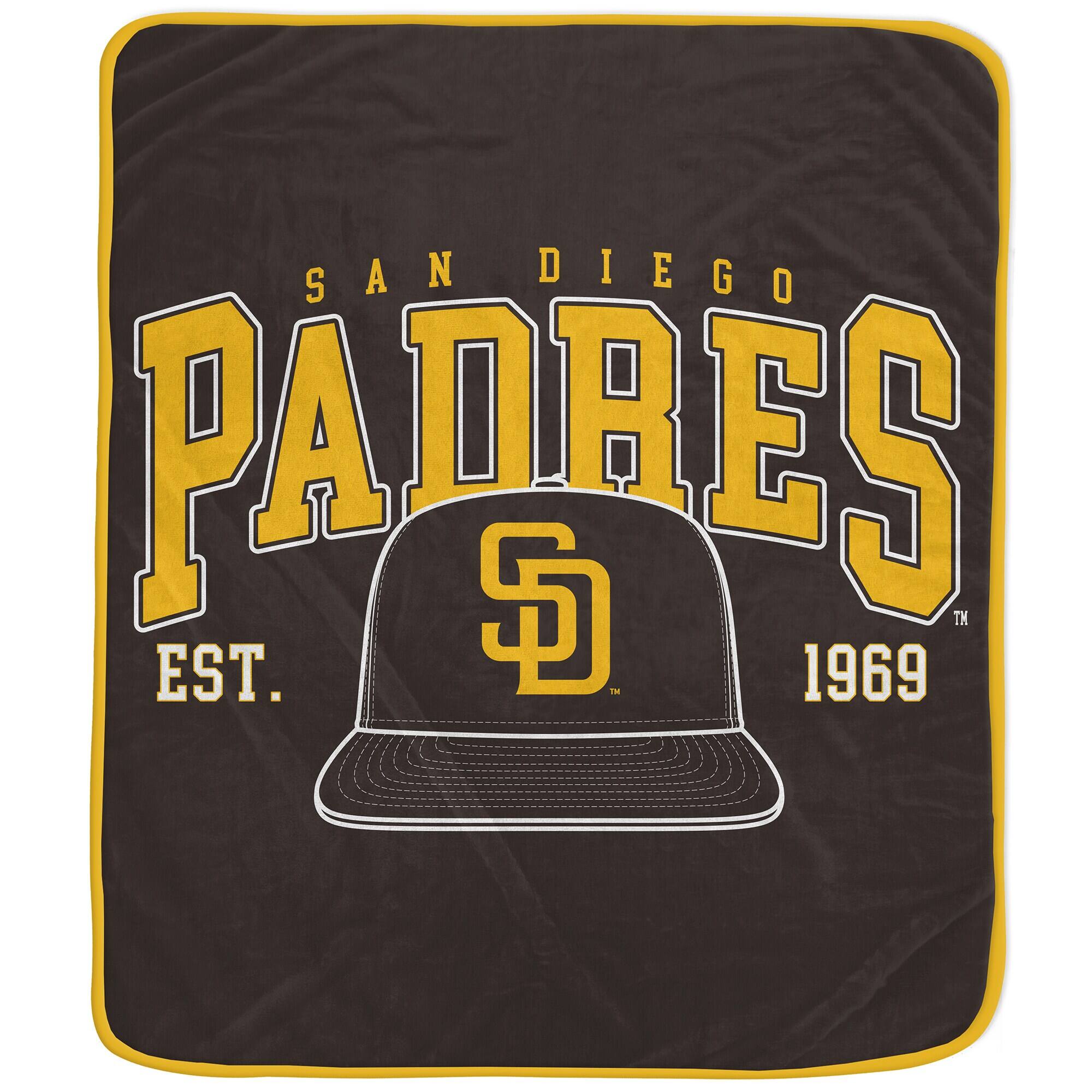Pegasus San Diego Padres Vintage Arch Ultra Soft 50" x 60" Blanket ...