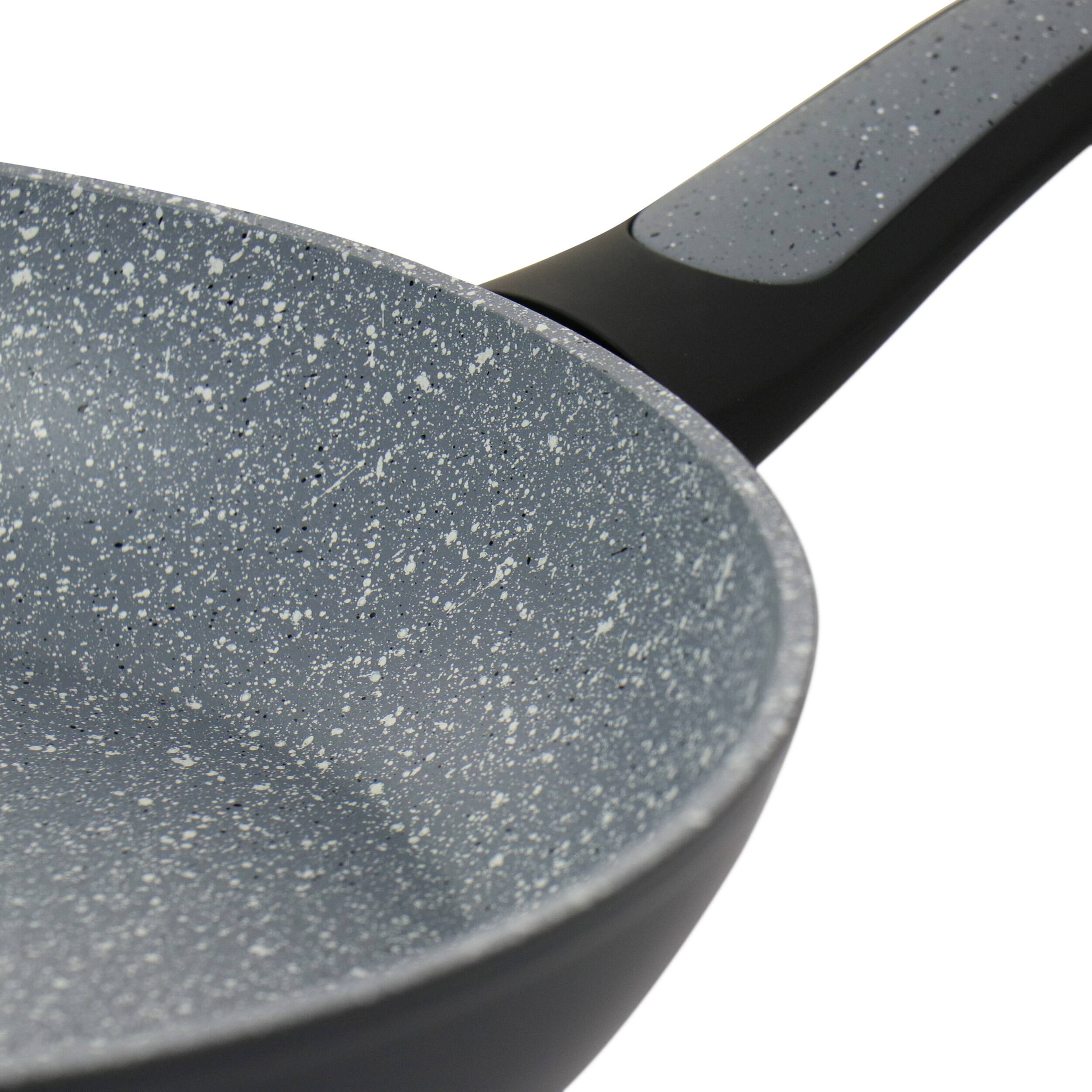 Oster Bastone 10 Inch Aluminum Nonstick Frying Pan in Speckled Gray ...