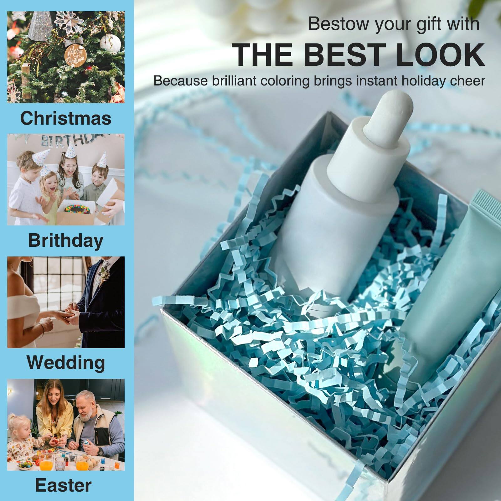Paradigms Interiors Crinkle Paper Filler Gift Box Baskets For Easter ...
