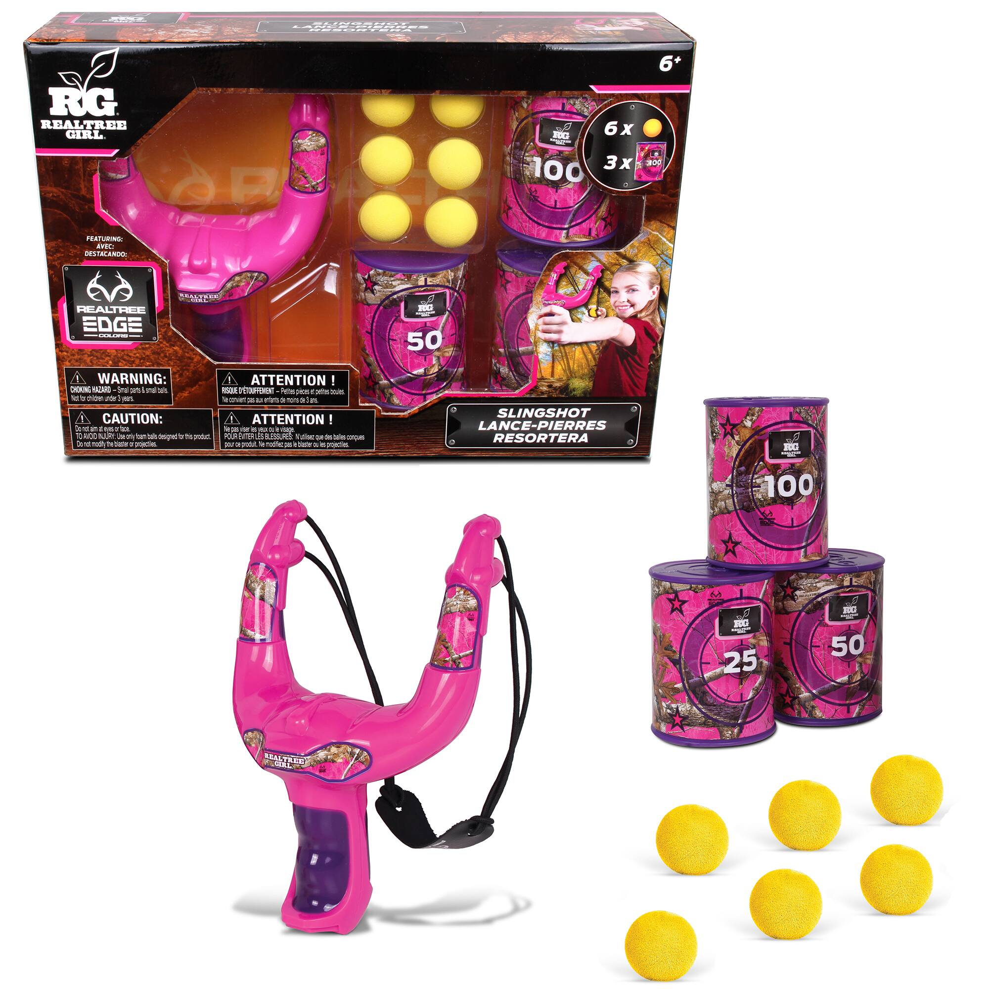Best Buy: NKOK RealTree: Handheld Slingshot Set Pink G0698143250385
