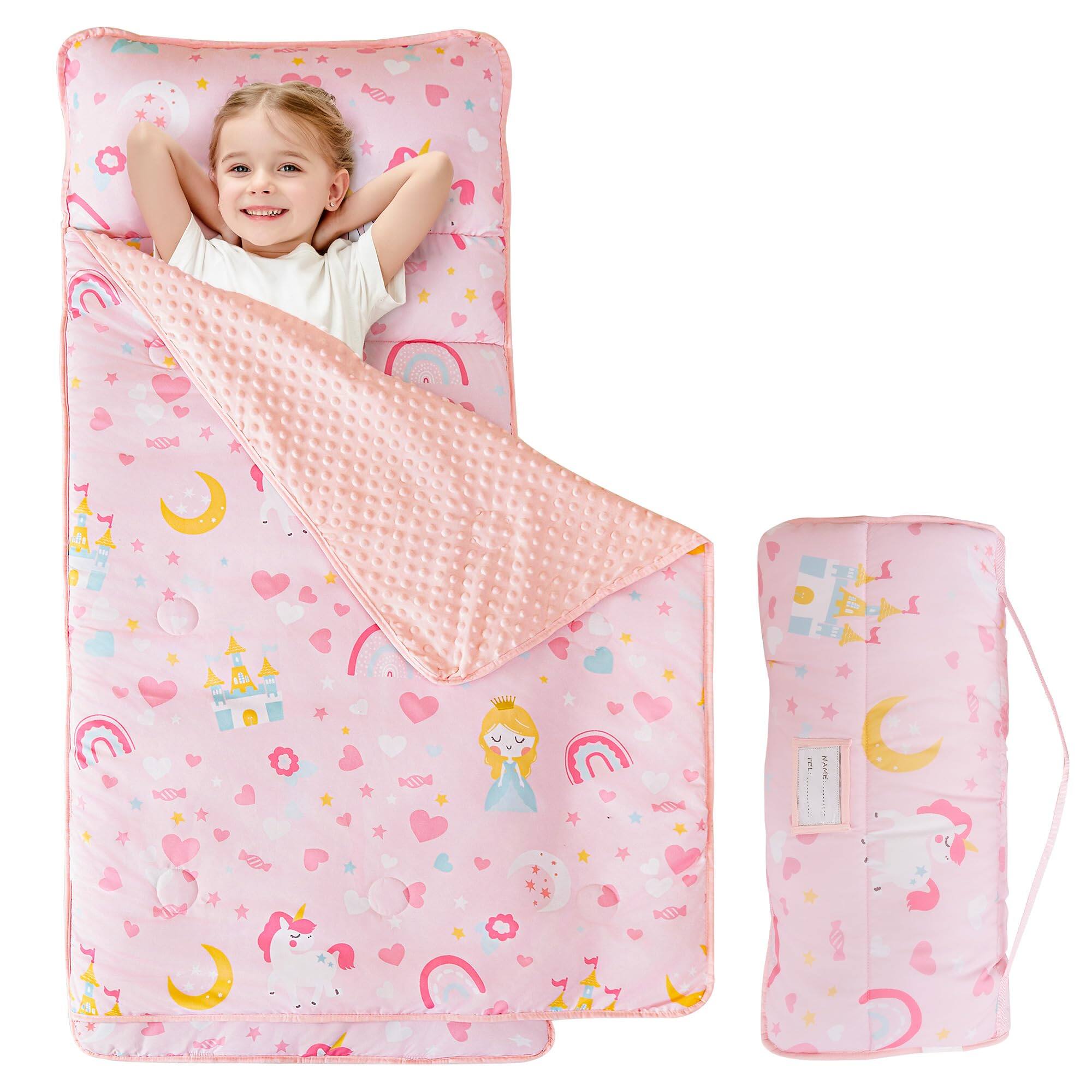 Dapper Styles Nap Mat For Rainbow Slumber Bag Sleeping With Pillow And ...