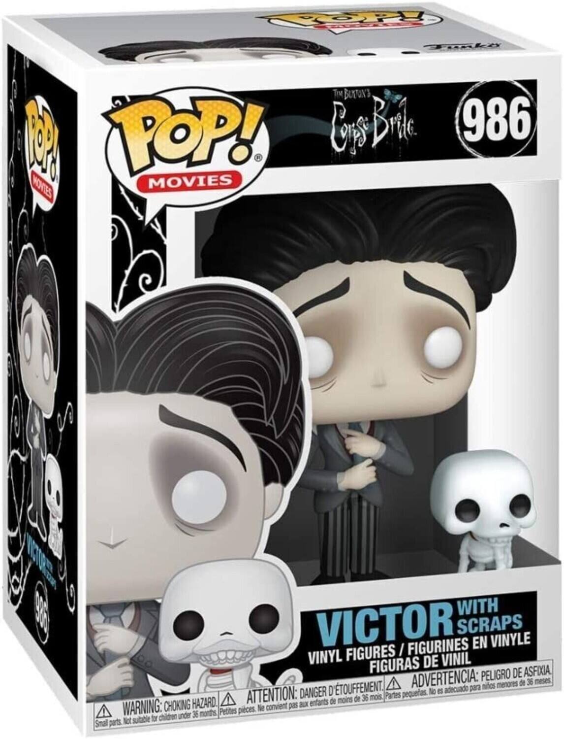 Funko POP! MOVIES: Corpse Bride Victor w/ Scraps Collectibles ...