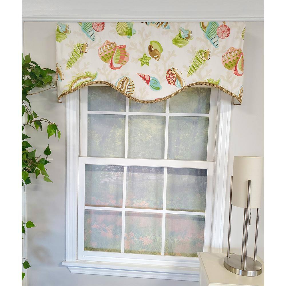 RLF Home Bay Beach Cornice 3" Rod Pocket Lining Luxurious and Elegant ...
