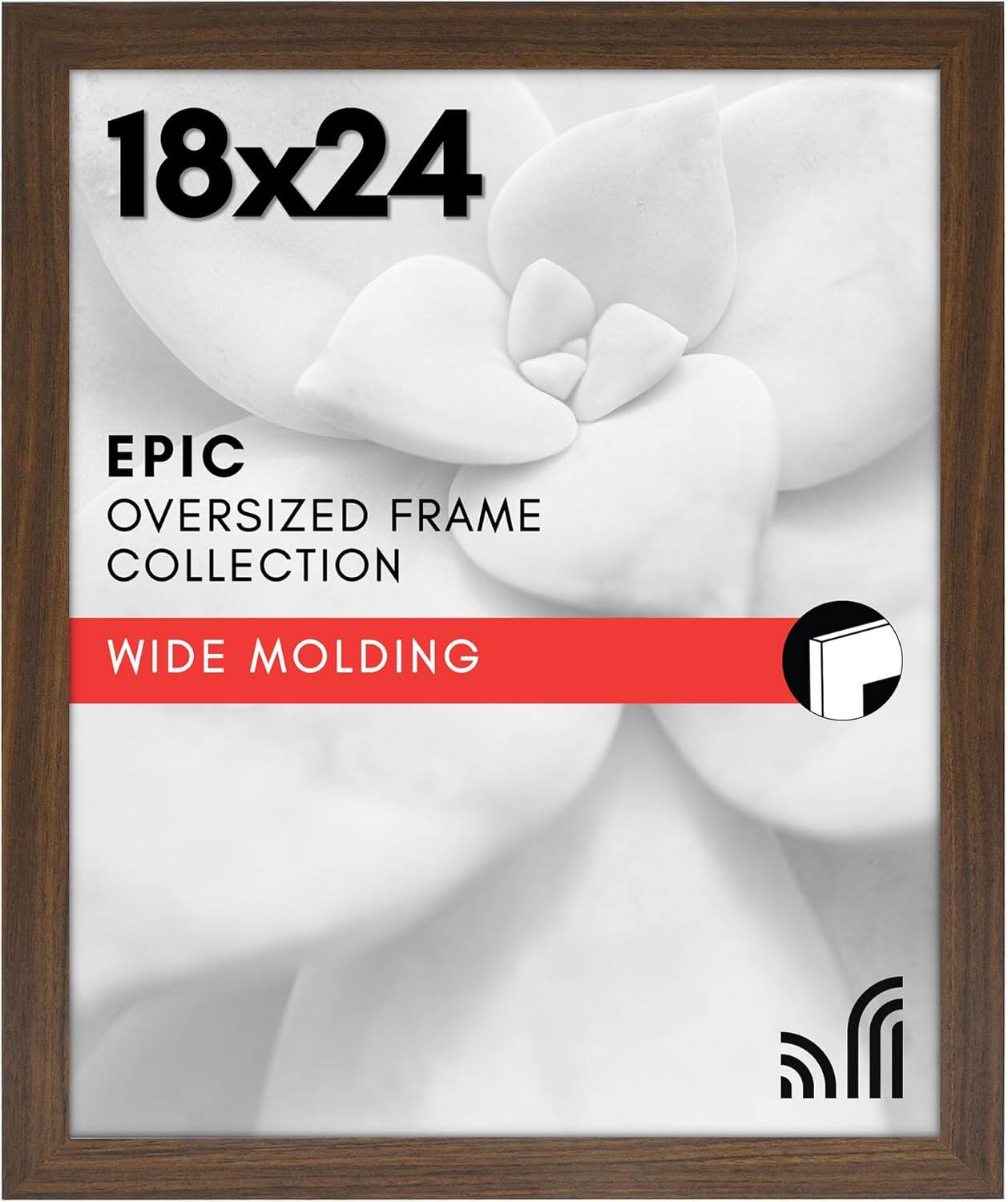blue 20x30 Poster Frame in Black Composite Wood with Polished ...