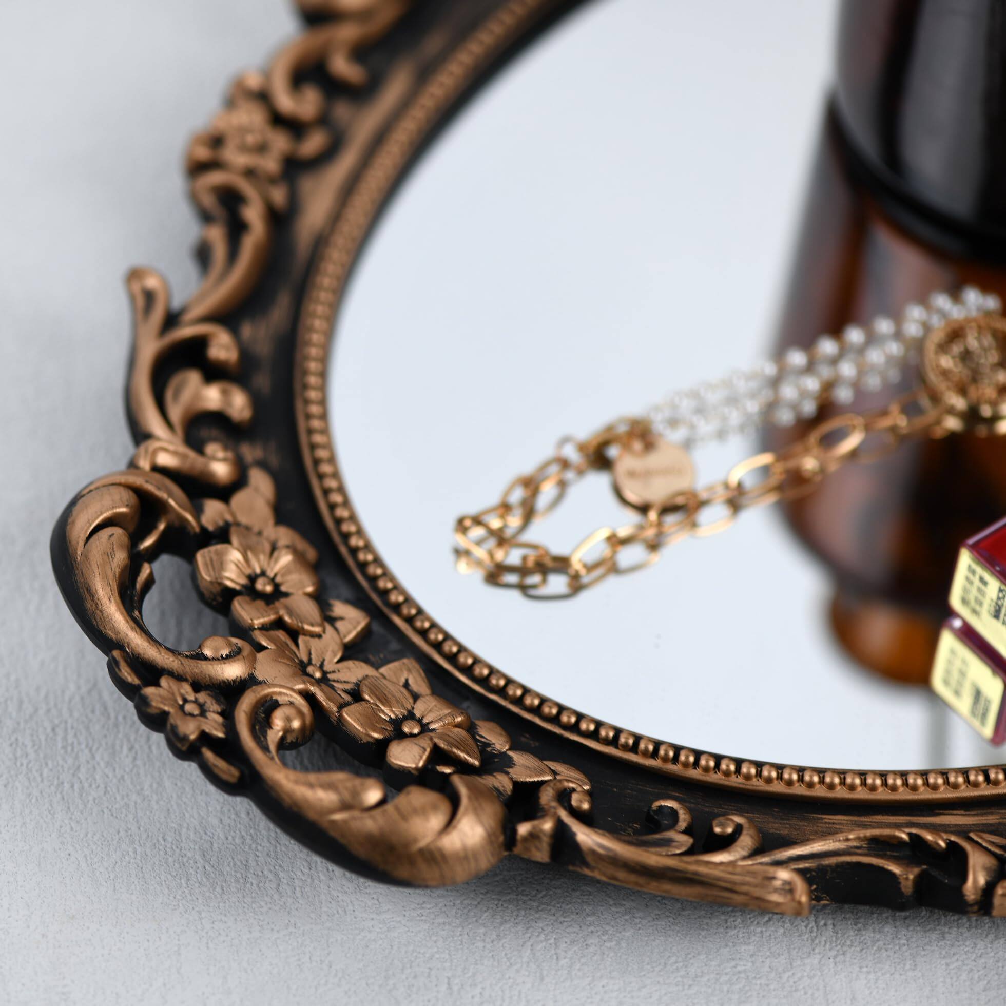 Cedar Assembly Vintage Decorative Framed Mirror Wall Hanging Mirrors ...