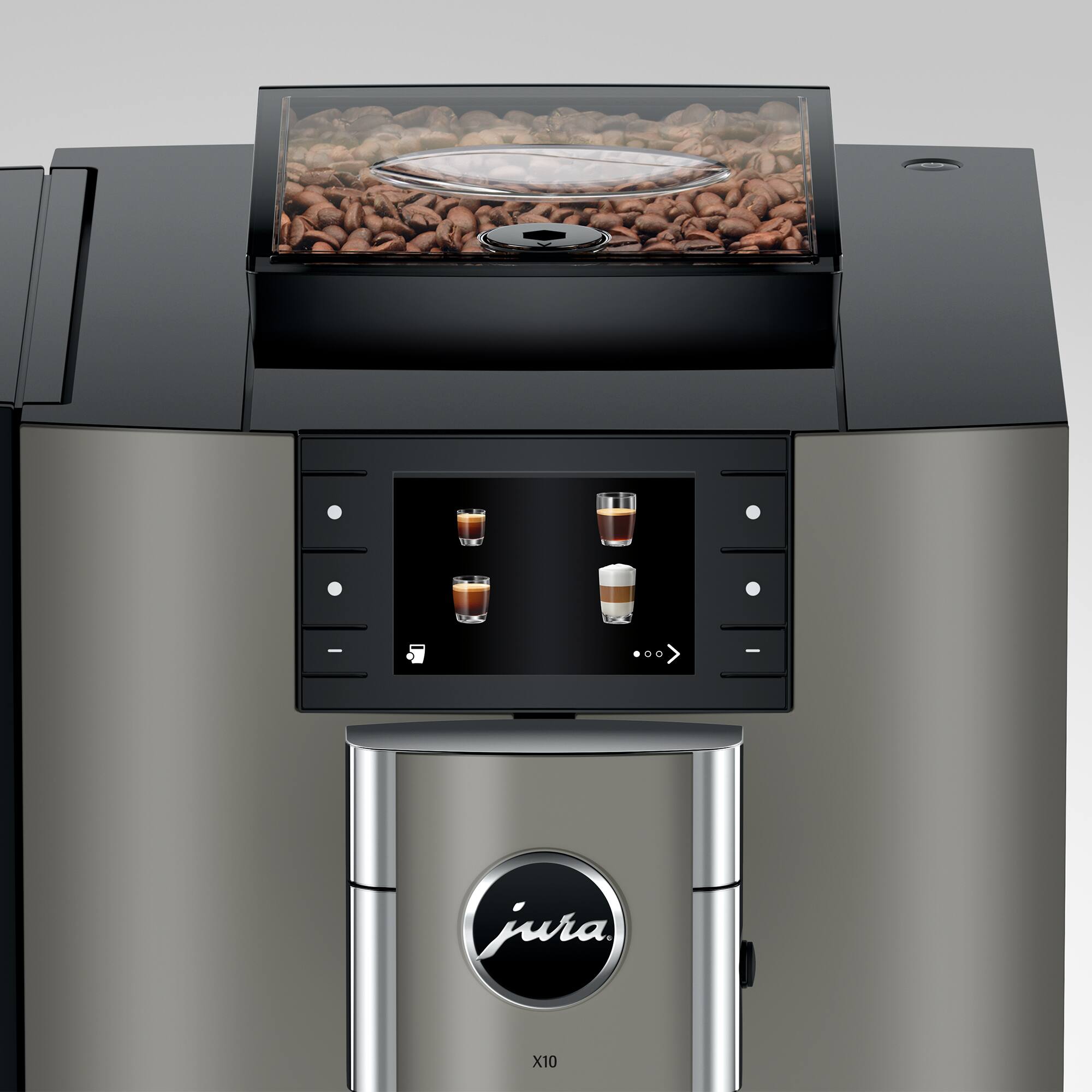 JURA X10 Automatic Coffee Machine Dark Inox 15669 - Best Buy