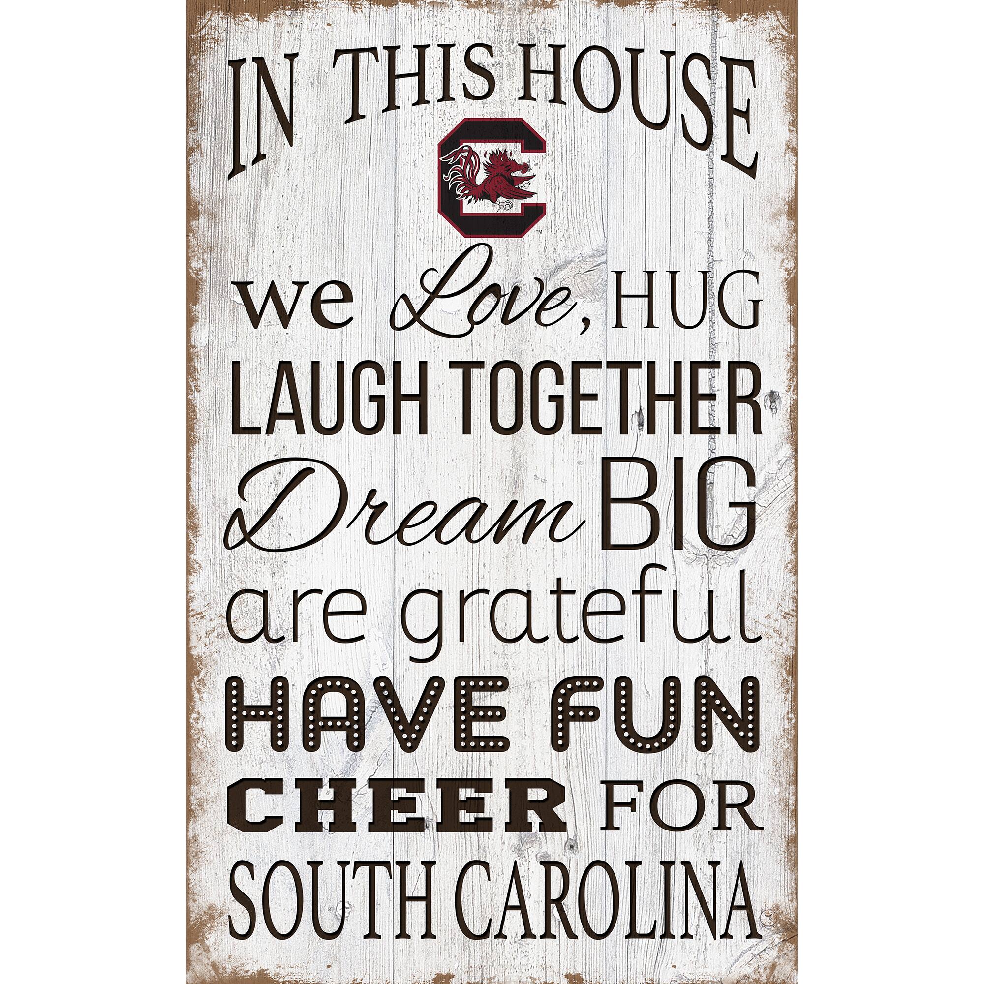 Fan Creations South Carolina Gamecocks 11'' x 19'' Team In This House ...