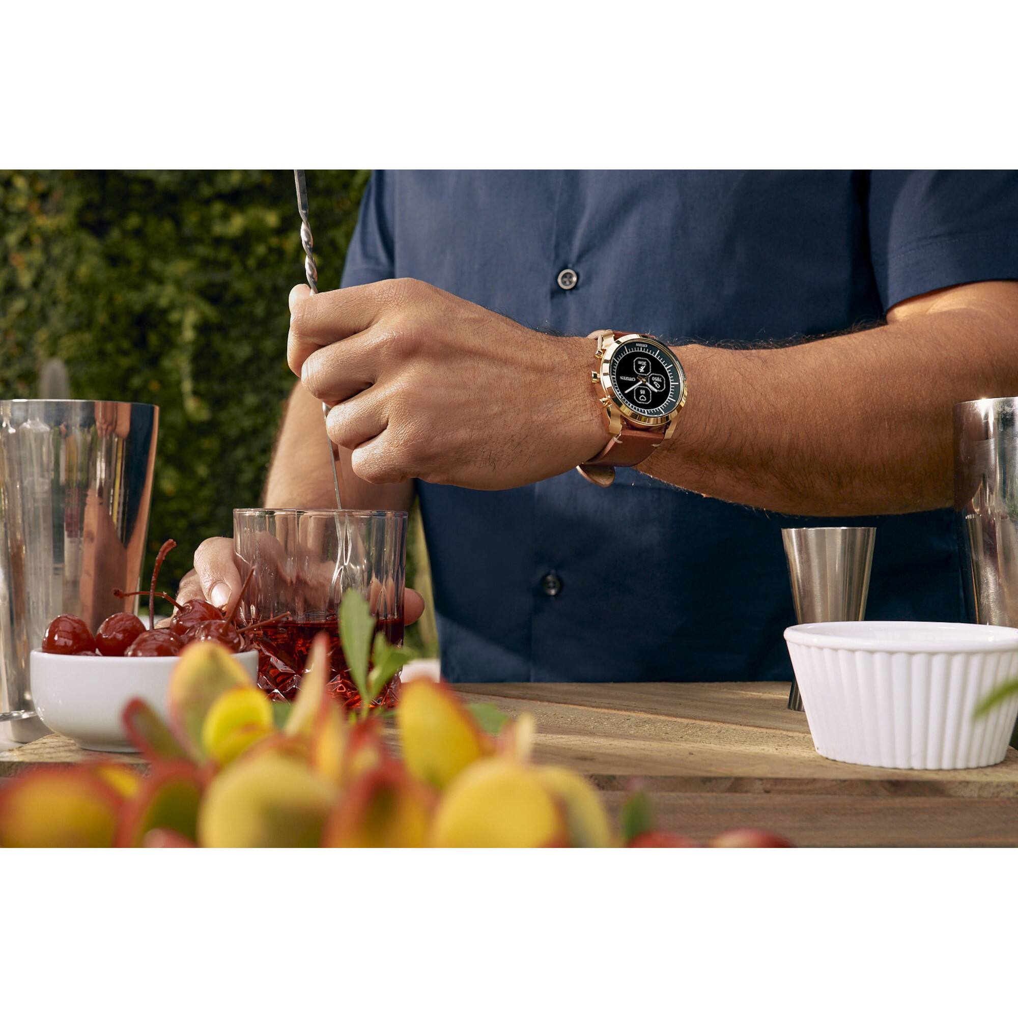 Customer Reviews: Citizen CZ Smart Unisex Hybrid 42.5mm Goldtone IP ...