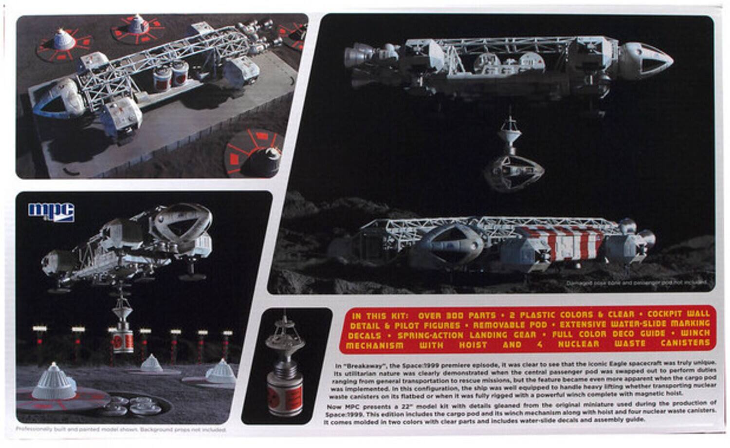 PopMarket Space 1999: 22 Eagle w/Cargo Pod MPC Model Kit COLLECTIBLES ...