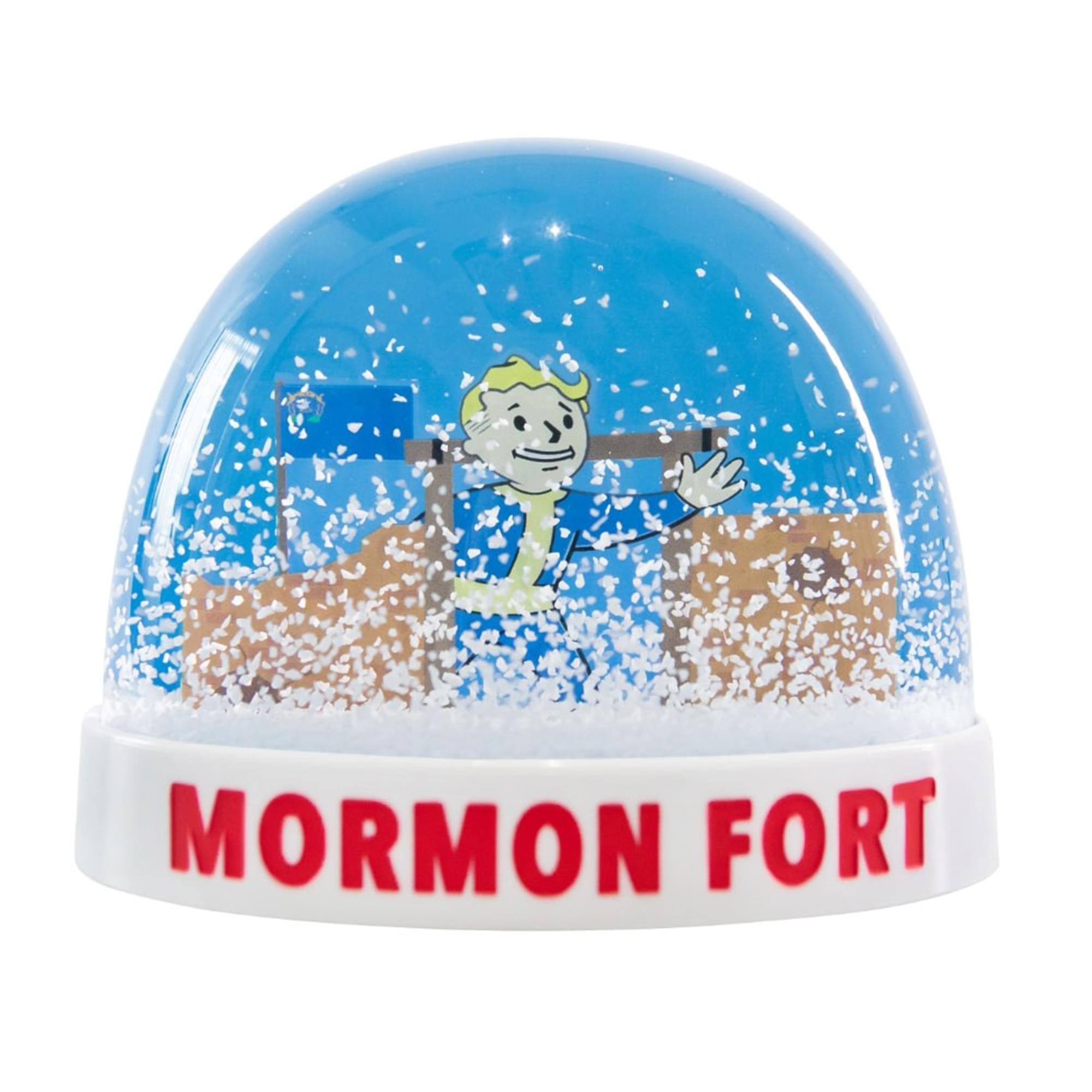Fallout New Vegas Mormon Fort 2.87 Inch Snow Globe Blue FONVMORMFSG ...