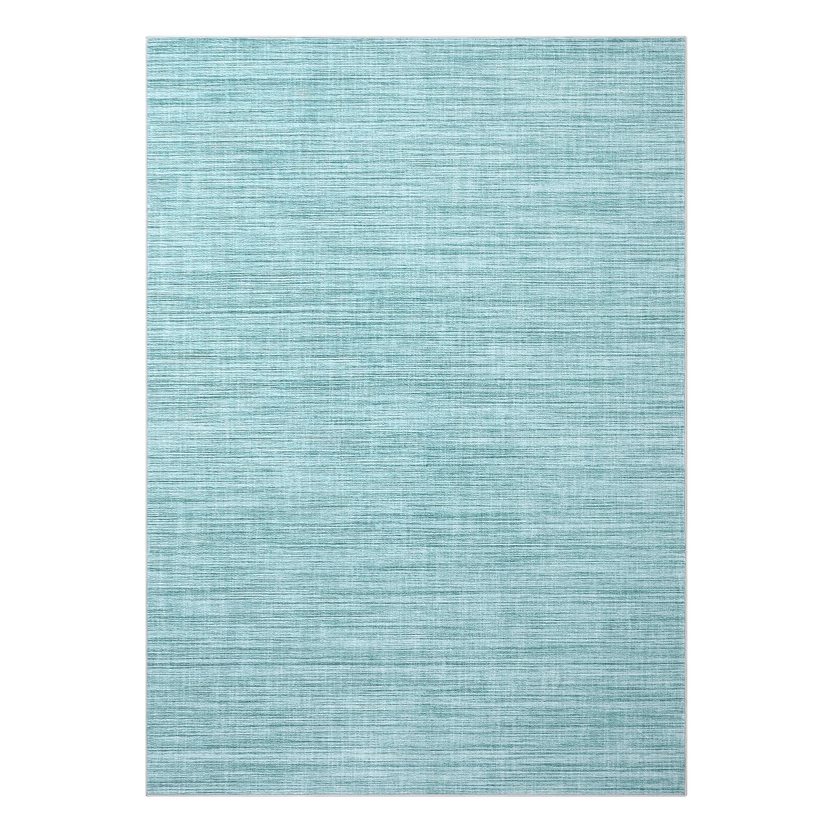 GARVEE Modern Solid Texture Area Rug Soft Machine Washable Non Slip ...