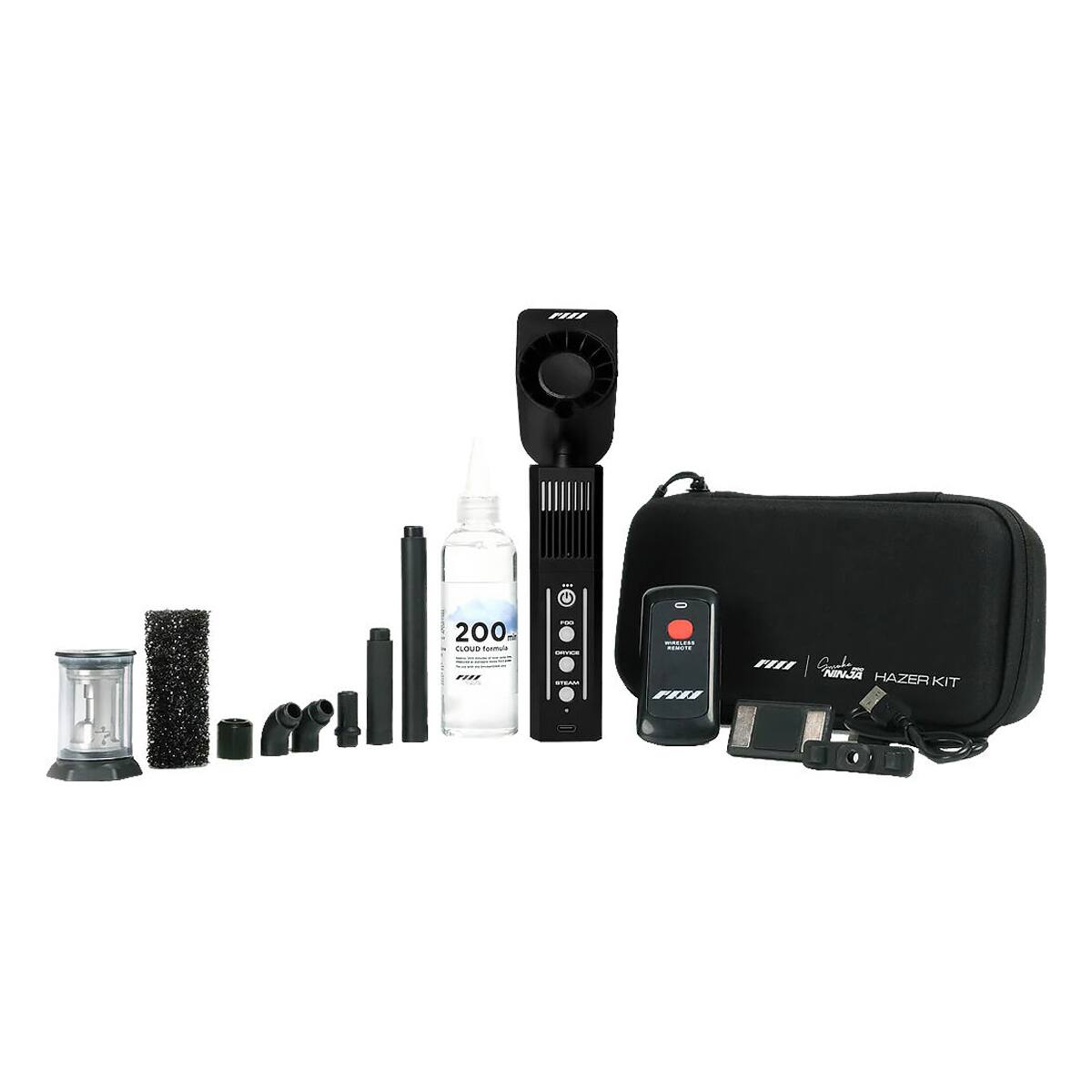 PMI SmokeNINJA Pro Wireless Handheld Mini Smoke Machine Hazer Kit ...