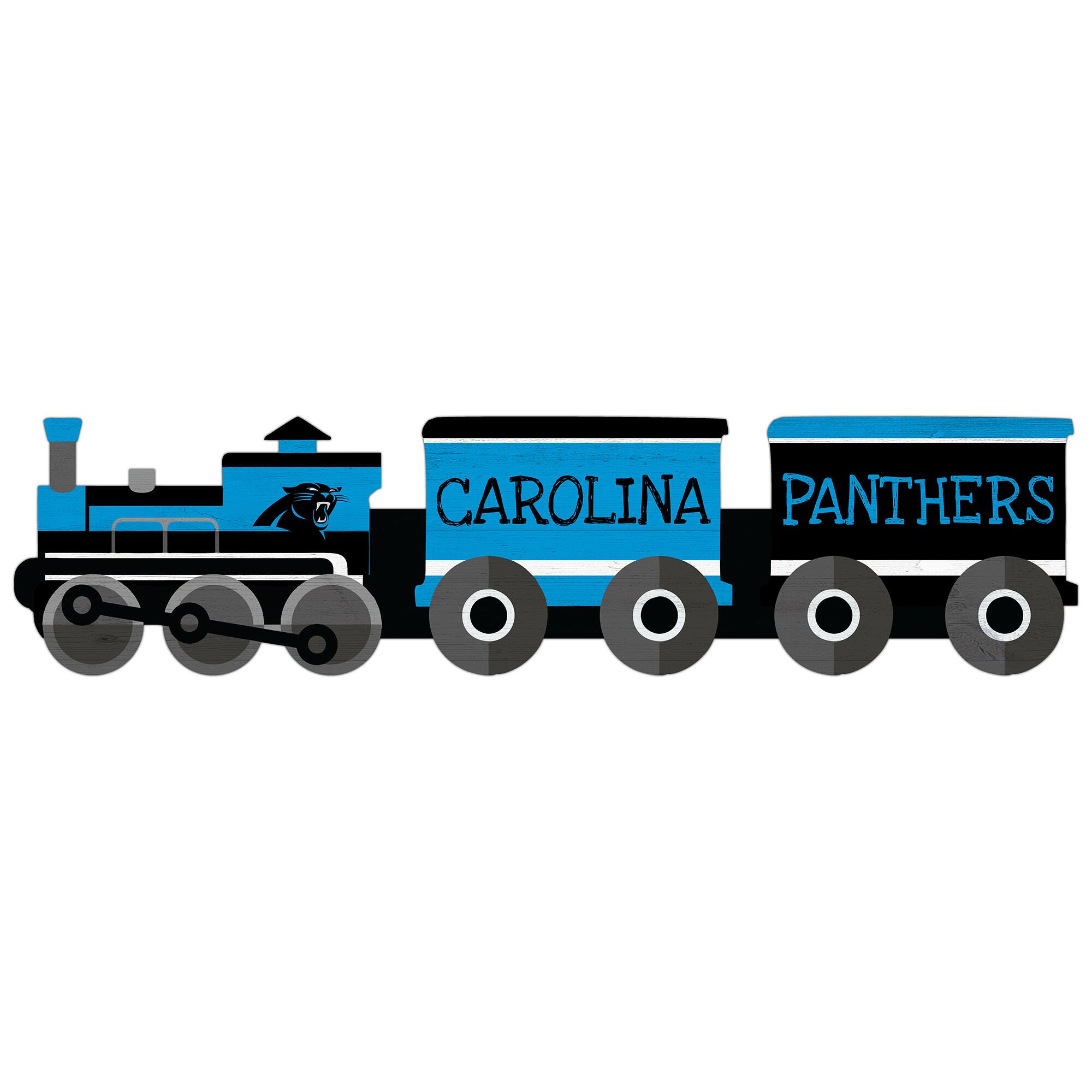 Fan Creations Carolina Panthers 6'' x 24'' Train Cutout Sign Multicolor ...