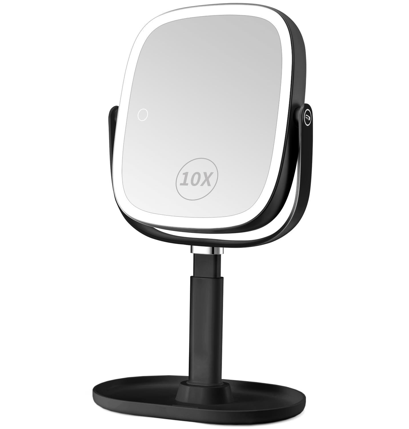 Empire DigiLabs Lighted Makeup Mirror 2600mah Rechargeable 1x 10x ...