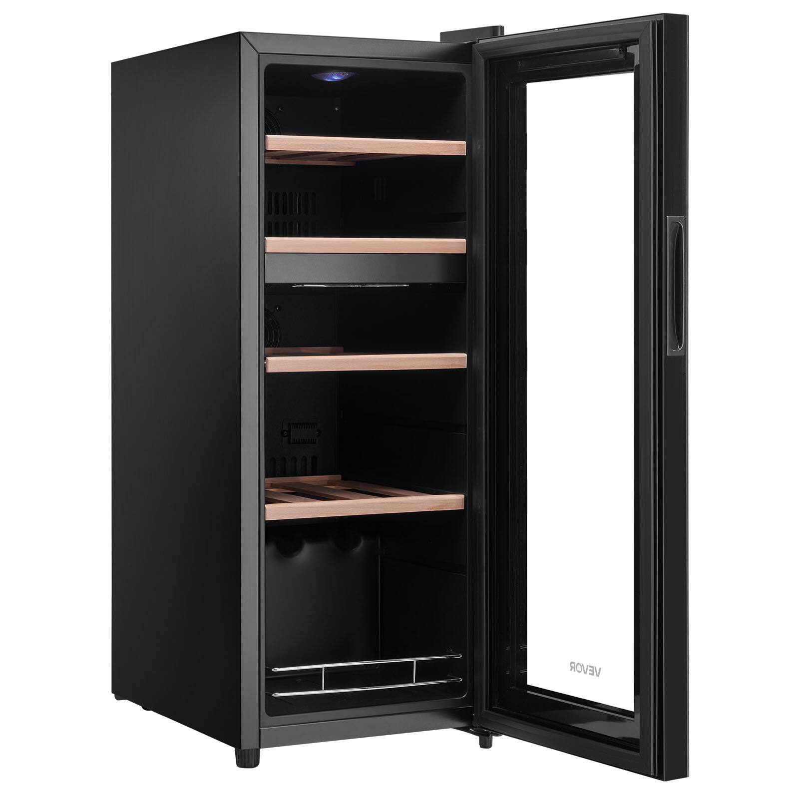 VEVOR 20 Bottle Wine Fridge, Freestanding Wine Cooler Refrigerator ...
