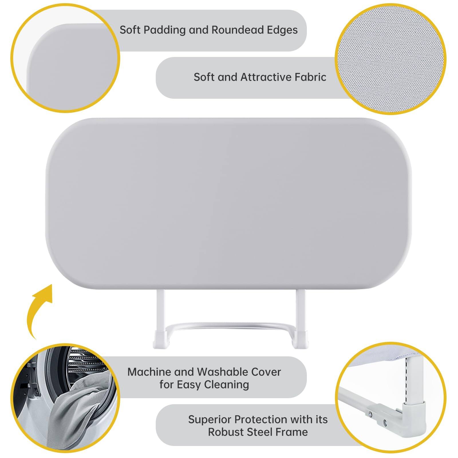 MAGICAL RUBS Bed Rails For Travel Guard Rail Portable Queen Full King ...