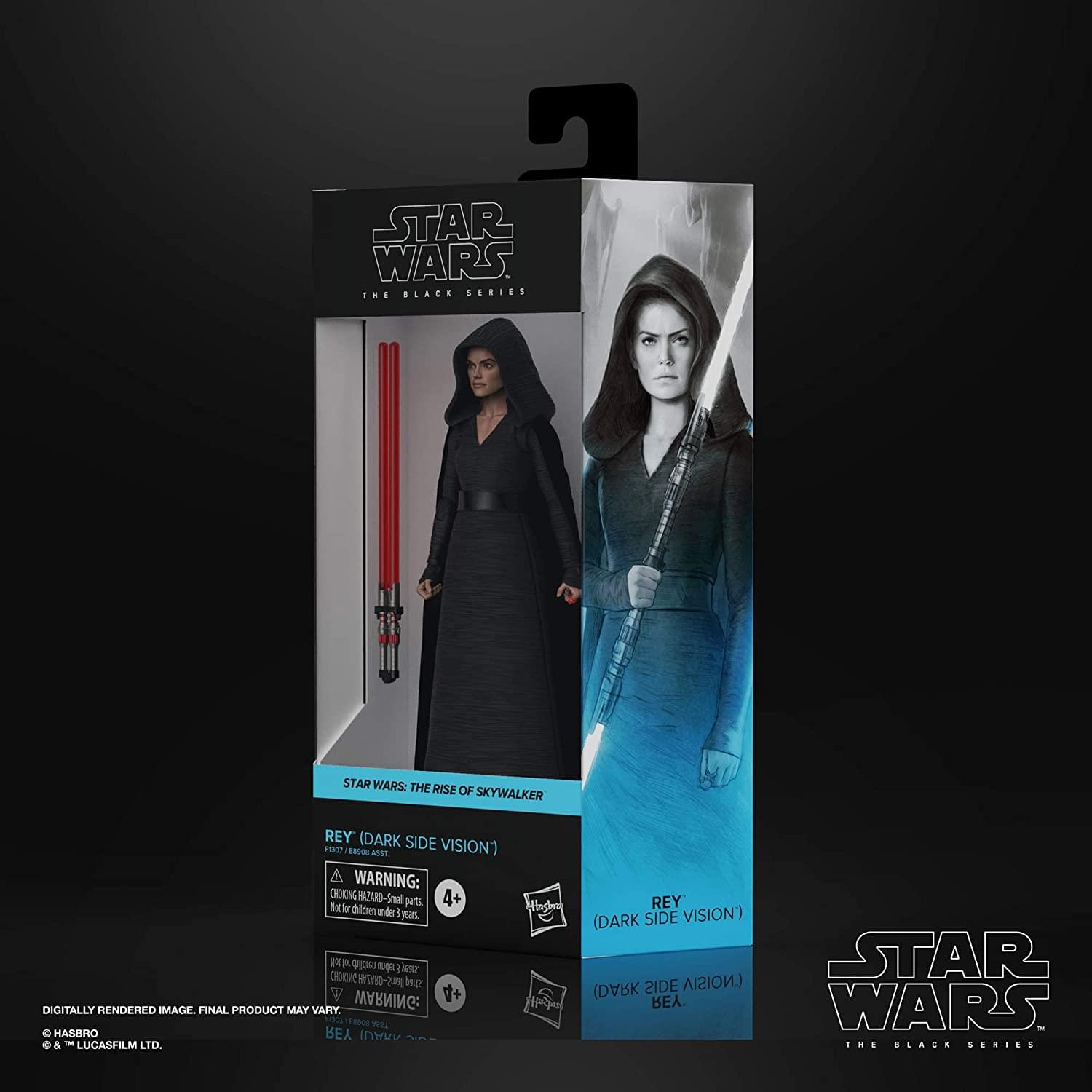 Hasbro Star Wars Series 6 Inch Action Figure | Rey (Dark Side Vision ...