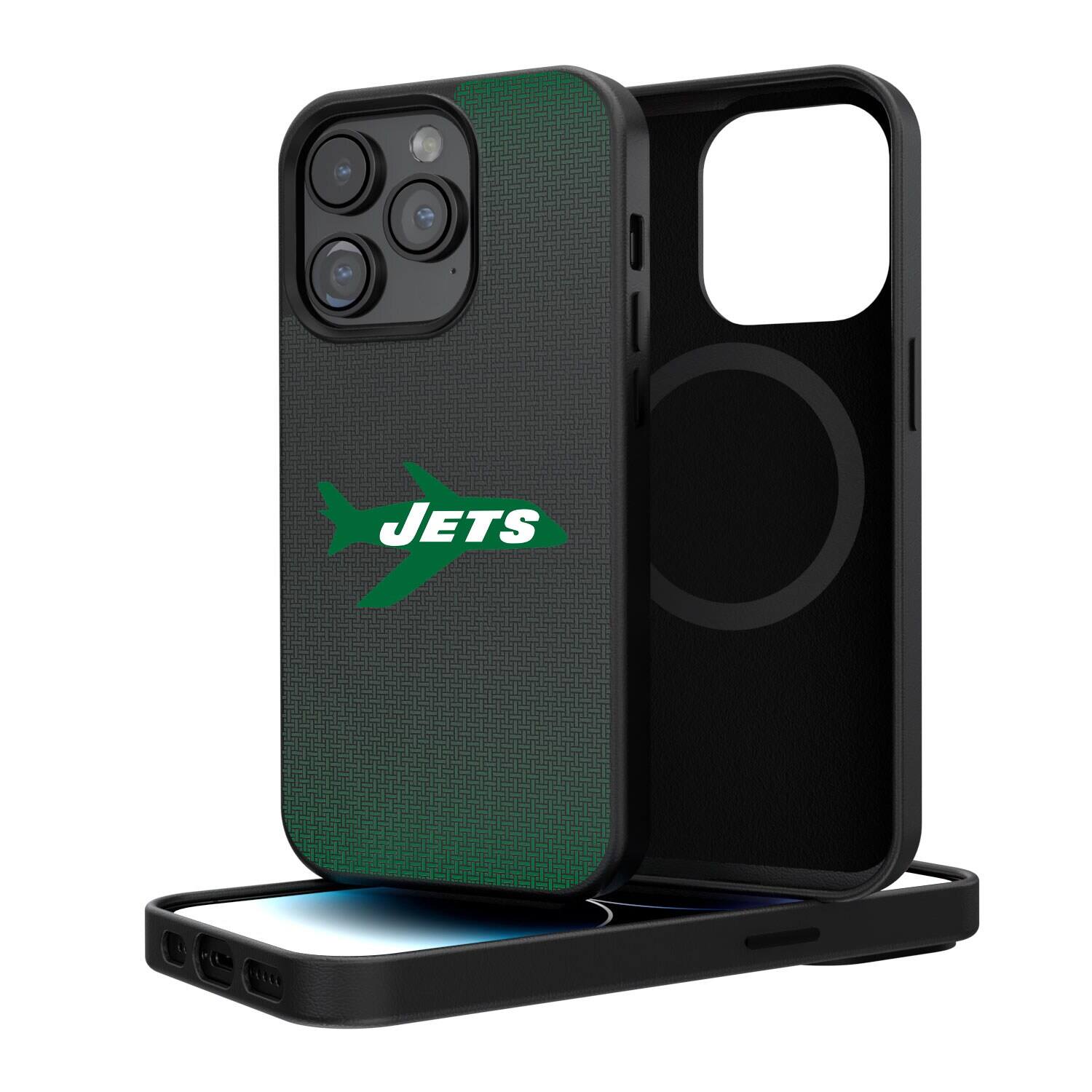 Keyscaper NFL New York Jets Linen Logo iPhone Magnetic Bump Case 14 ...