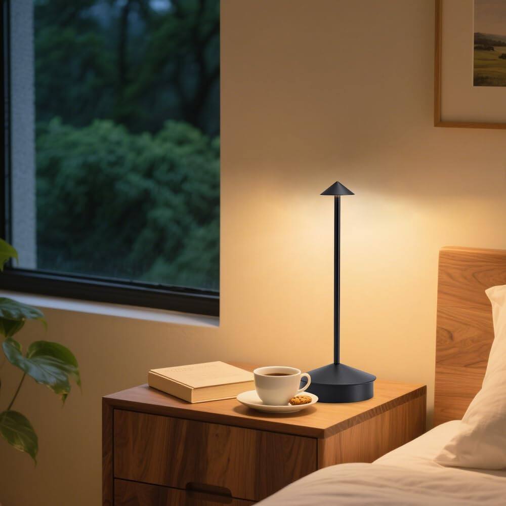 Stamp n Camp EJQ LED Cordless Table Lamp Portable 6000mAh Rechargeable ...