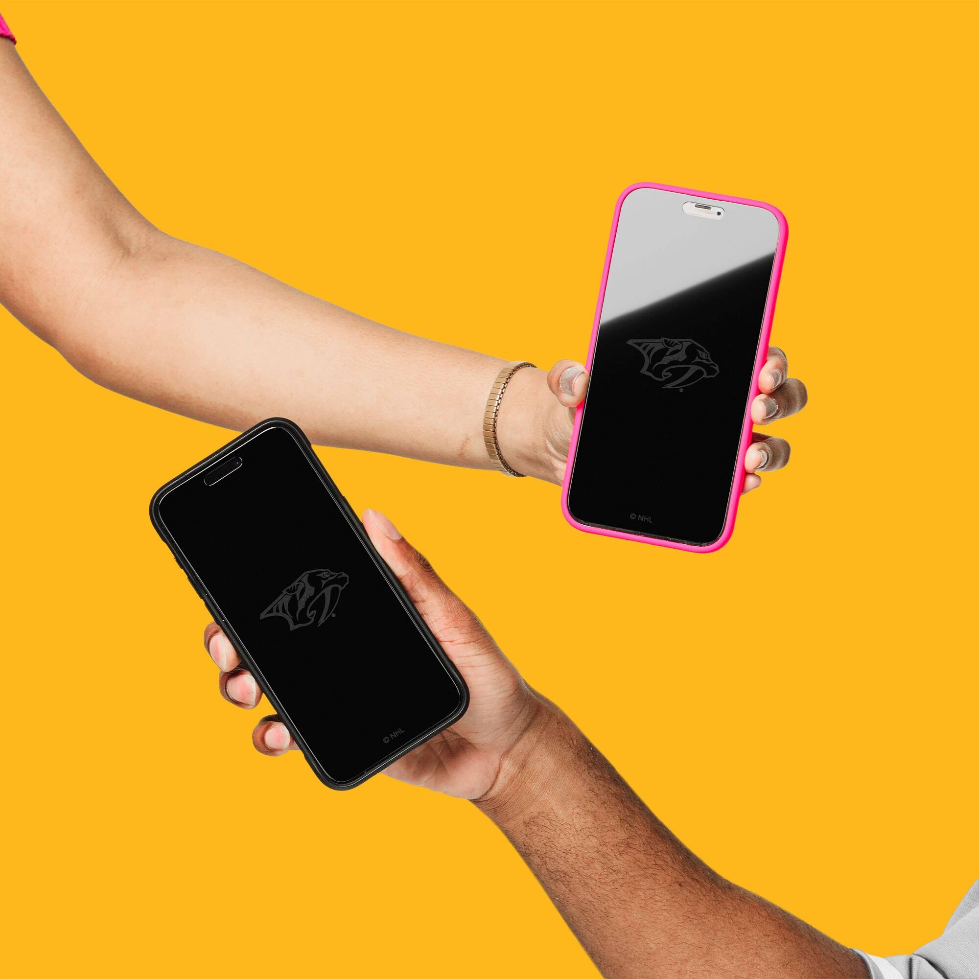 Screen Skinz NHL Nashville Predators Disappearing Logo iPhone Screen ...