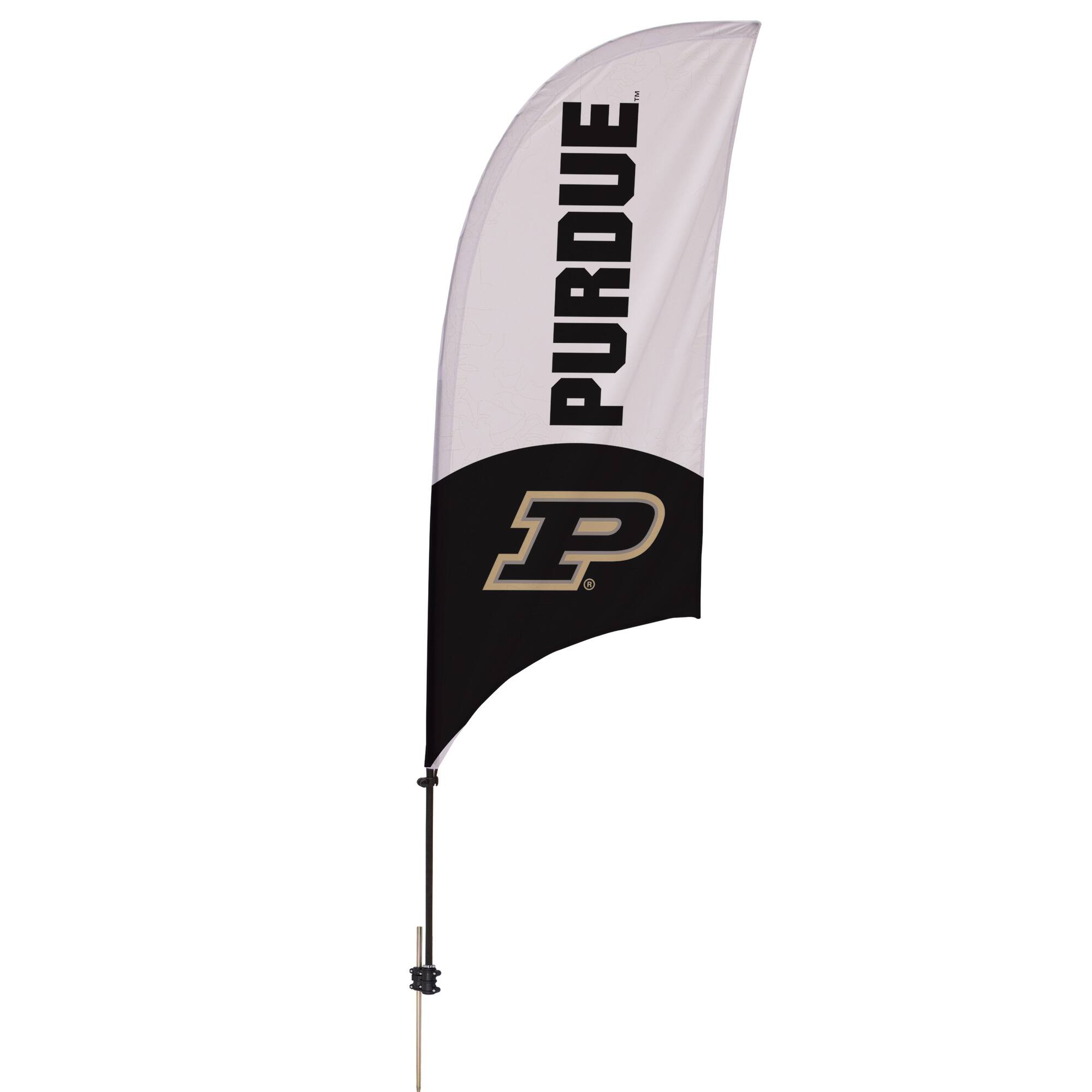 Victory Corps Purdue Boilermakers 7.5' Two Tone Razor Feather Stake ...