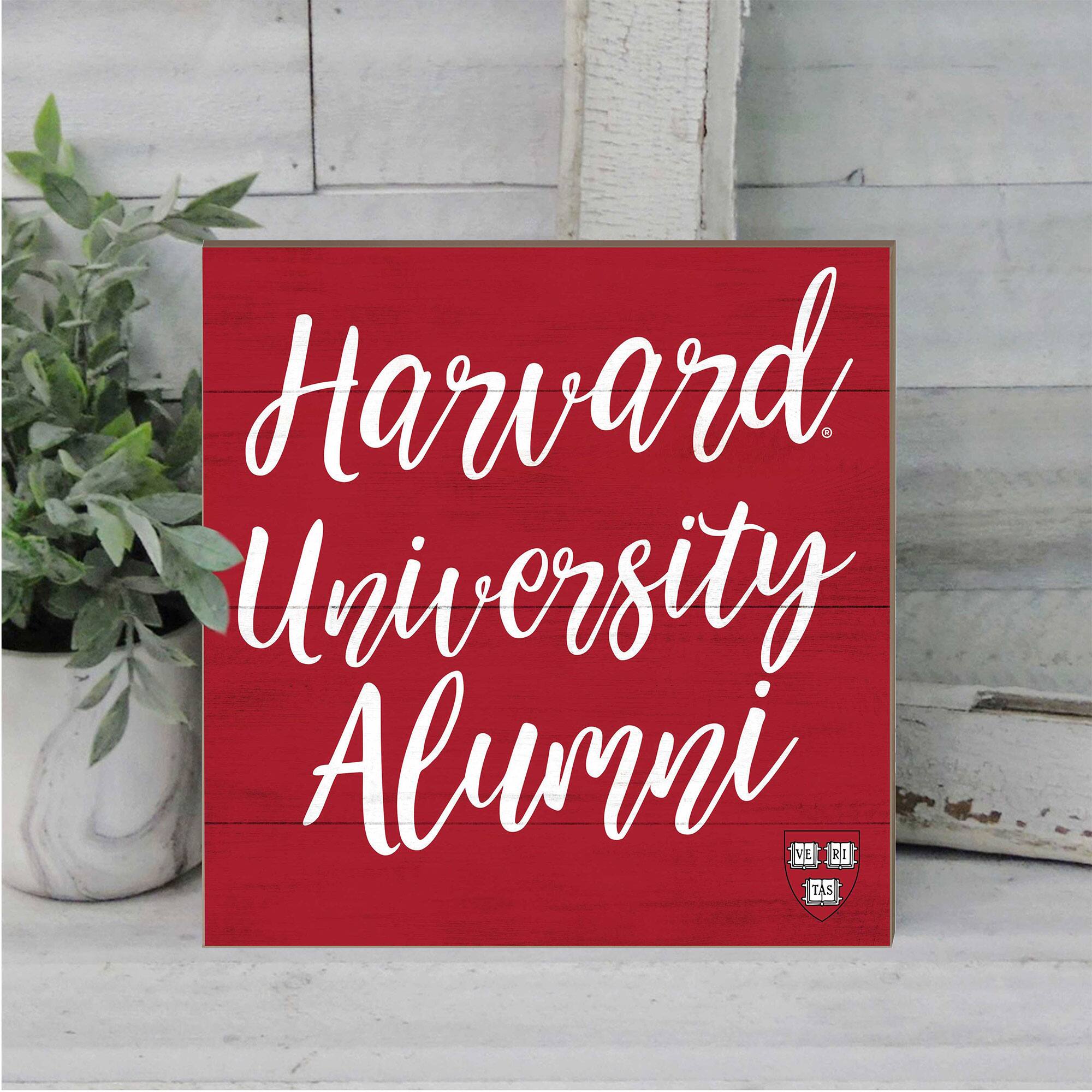 Jardine Harvard Crimson 10" x 10" Alumni Plaque Maroon 200834924 - Best Buy