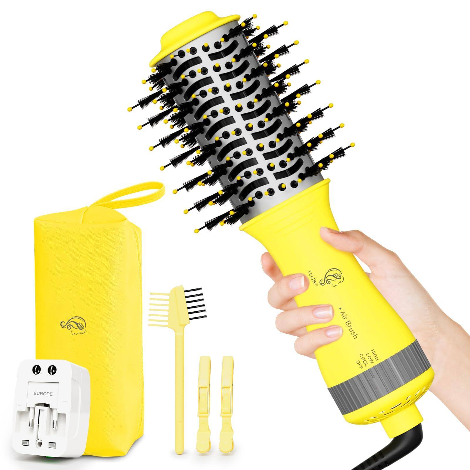 Reds Spade Travel Blow Dryer Brush In One Dual Mini Hot Air Nano ...