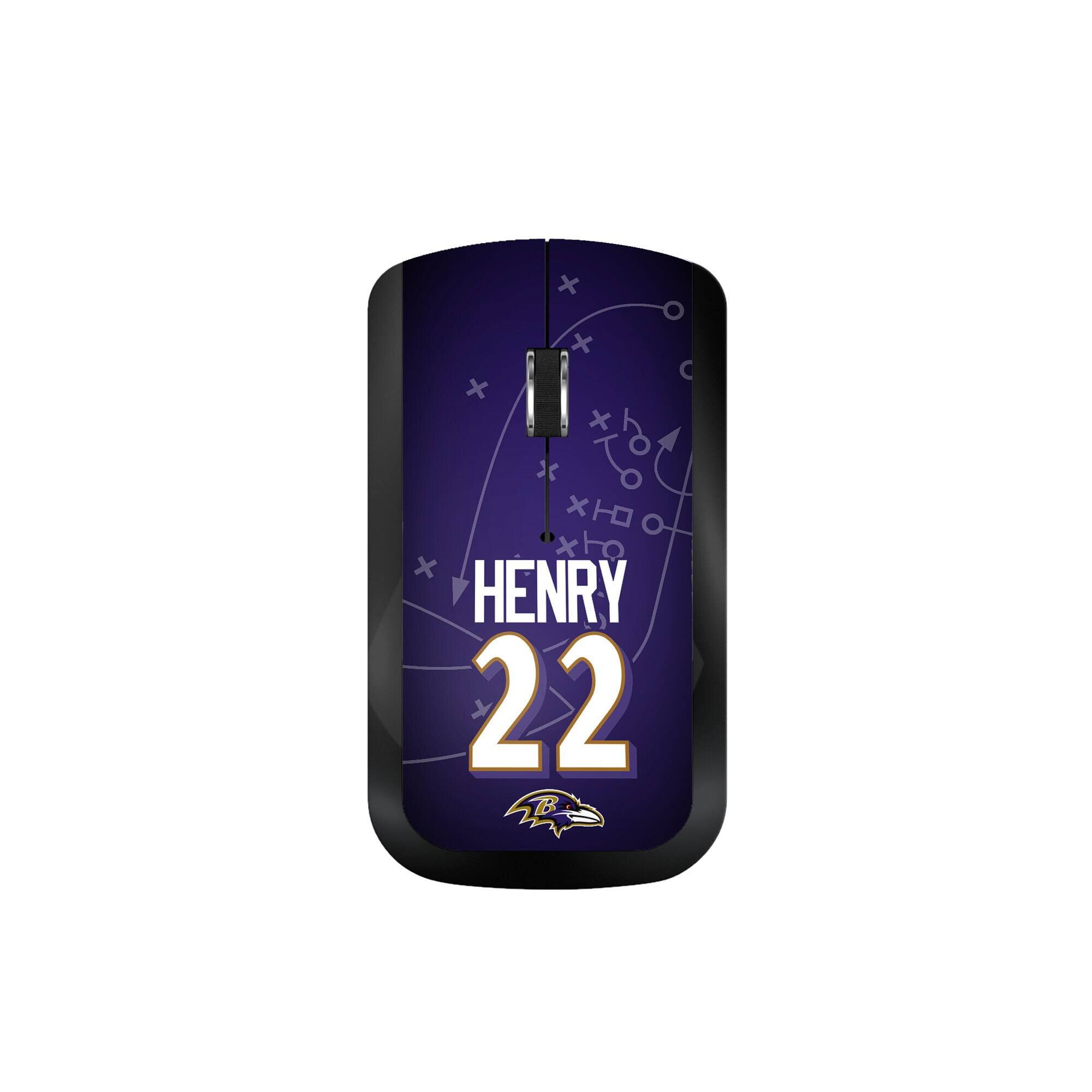 Keyscaper Derrick Henry Baltimore Ravens Wireless Mouse Wireless Black ...