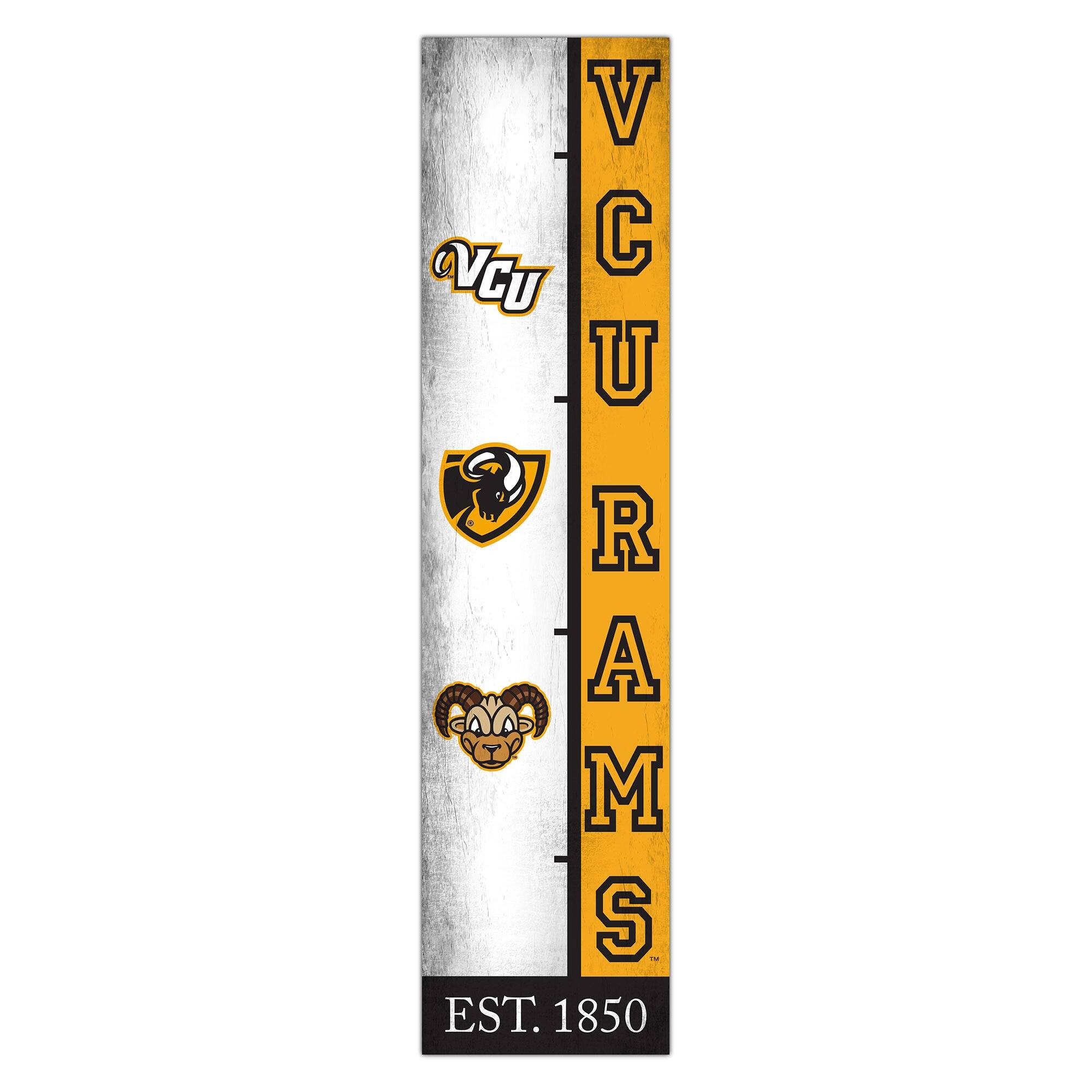 Fan Creations VCU Rams 6" x 24" Progression Wood Sign Multicolor ...