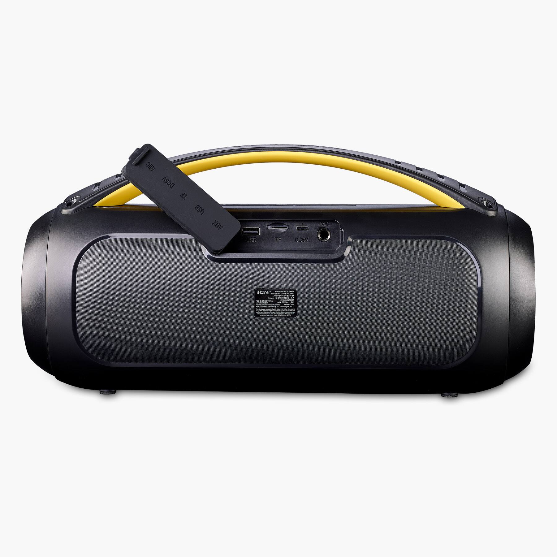 iHome Bluetooth Speaker Boombox with FM Radio and Remote Control ...