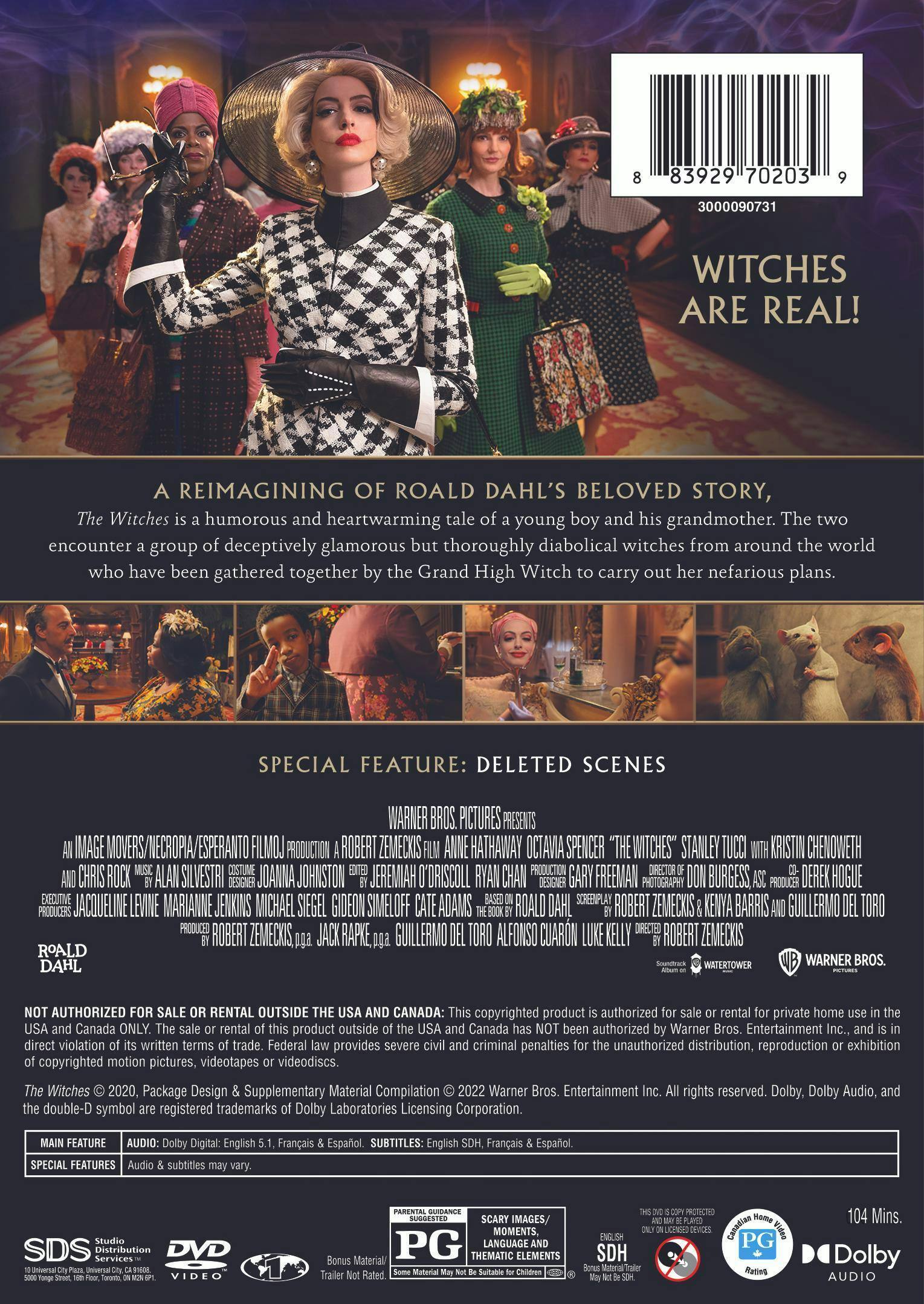 Roald Dahl's The Witches [DVD] [Standard] - Best Buy