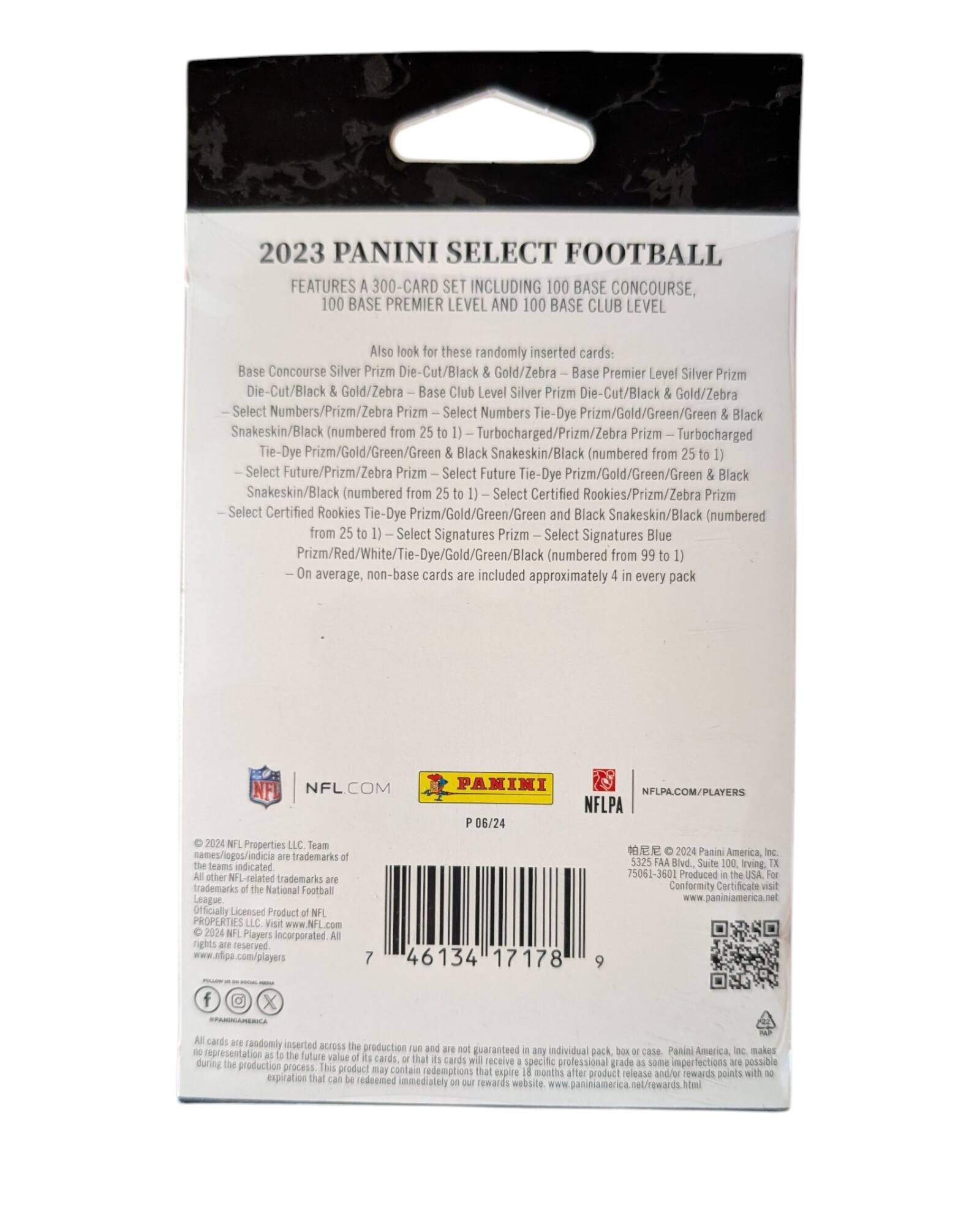 Panini 2023 Select Football Hanger Box (Black & Gold Prizm's) - Best Buy