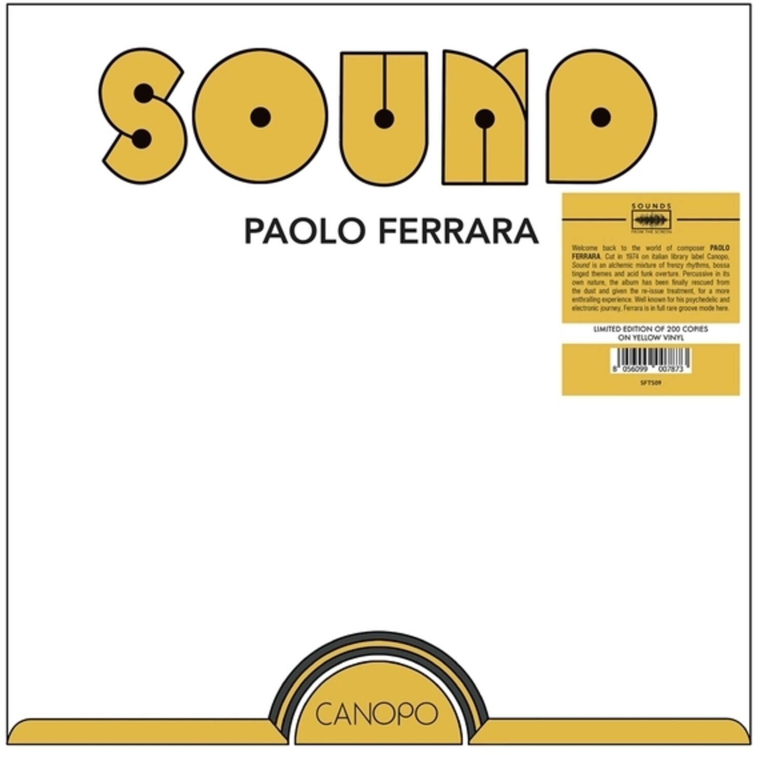 Paolo Ferrara Sound VINYL LP - Best Buy