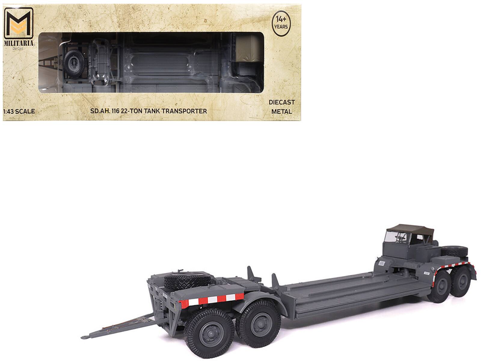 SD.AH. 116 22 Ton Tank Transporter "German Army" 1/43 Diecast Model by ...