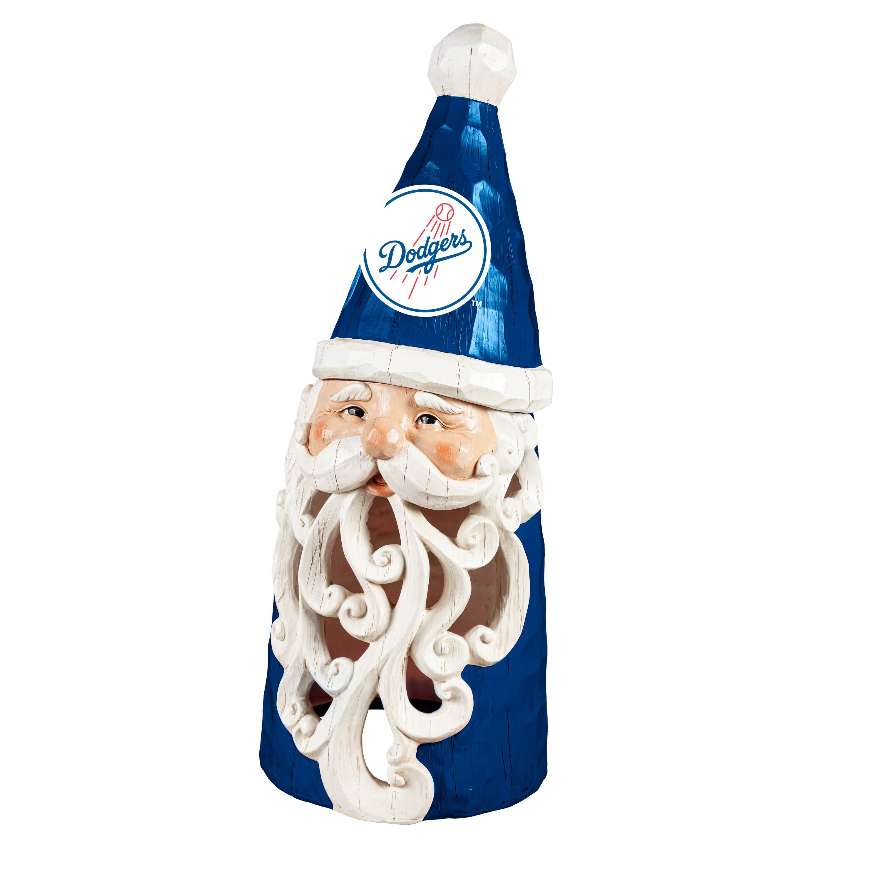 Evergreen Enterprises Los Angeles Dodgers 26" LED Santa Garden Statue ...