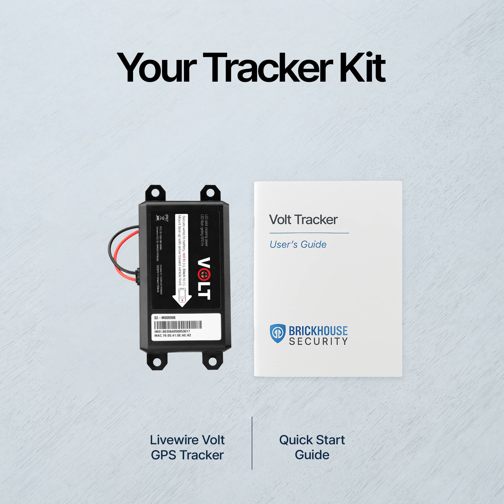 BrickHouse Security Livewire Volt 4G LTE Wired GPS Car Tracker for ...