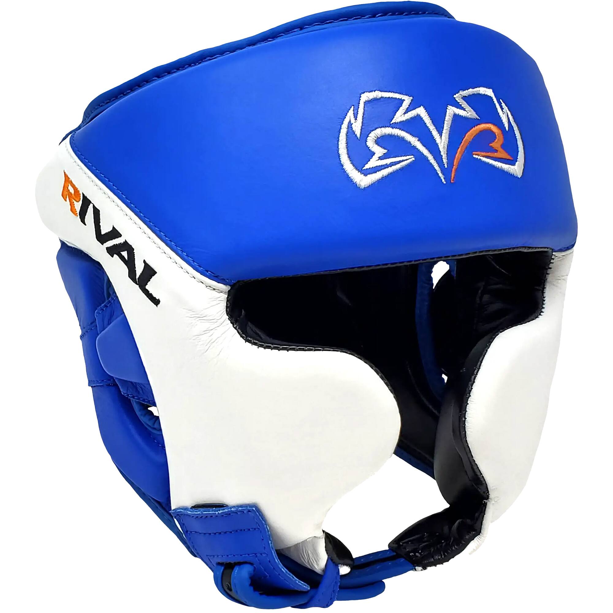 RIVAL Boxing RHGC2C Headgear w/ Cheek Protectors XL Blue/White RHGC2C ...