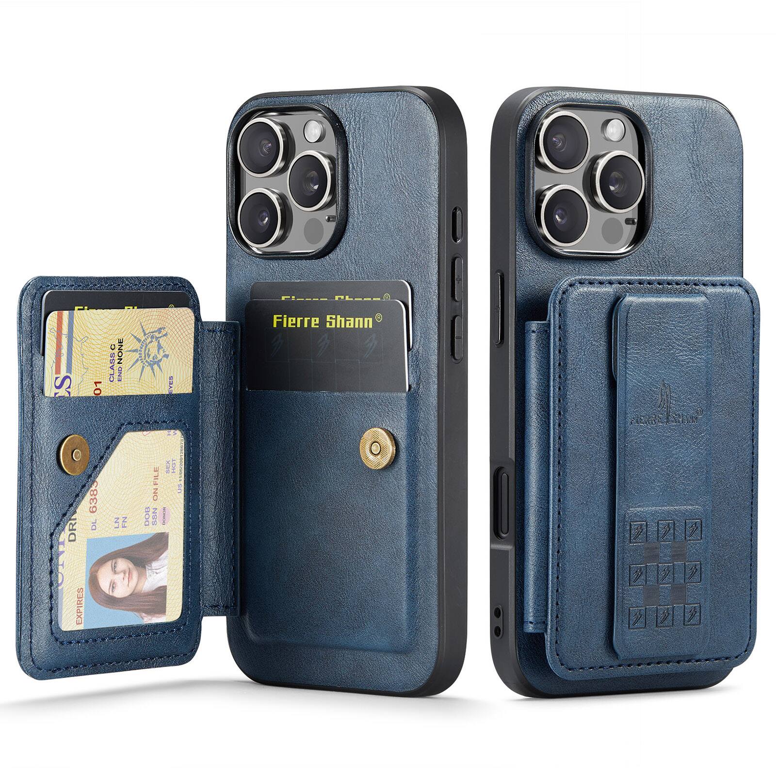 Dteck for Apple iPhone 16 Pro Wallet Case,Vintage PU Leather Shockproof ...