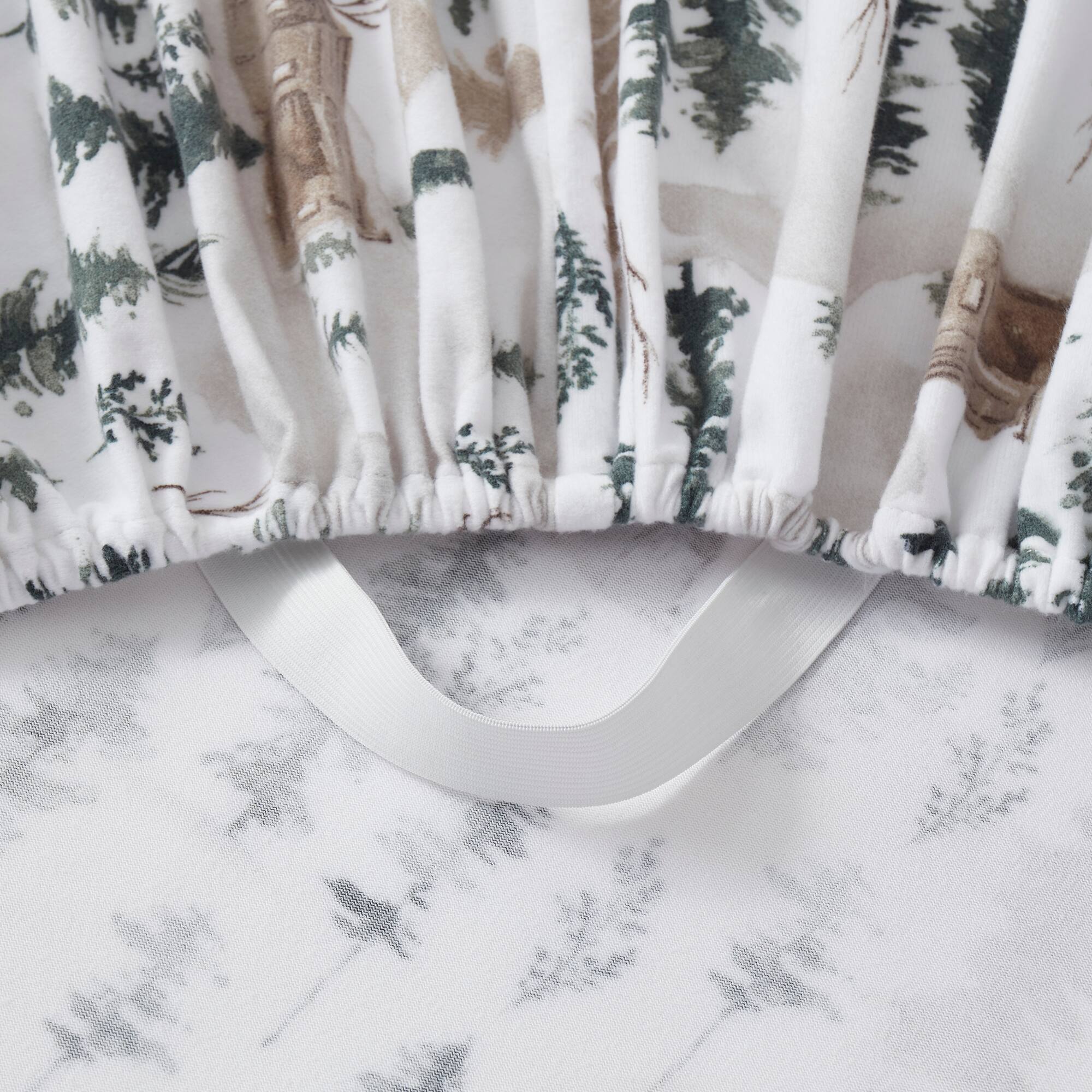 Sweet Home Collection Printed Extra Deep Pocket Flannel Sheet Set Full ...