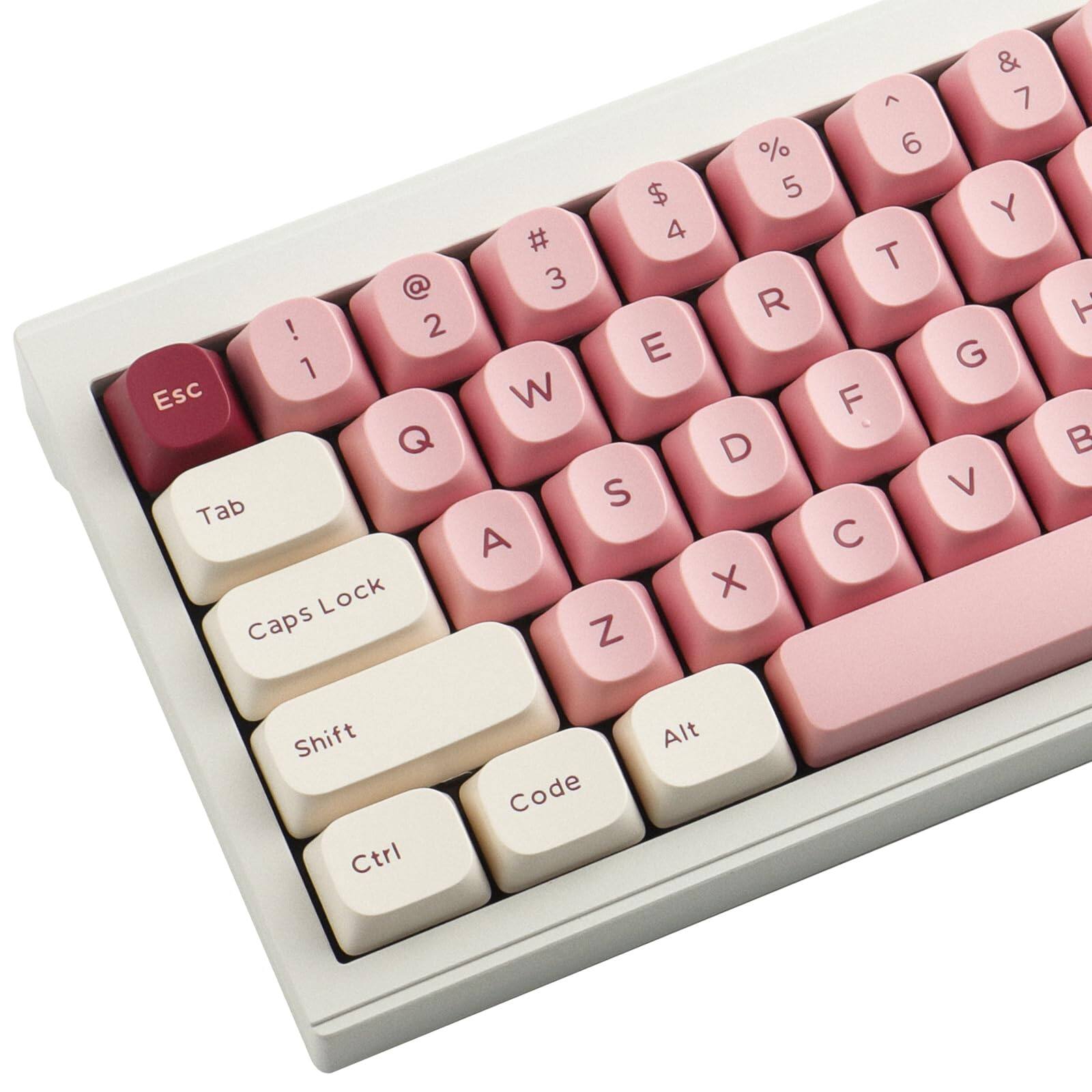 Comfort Essence Pbt Double Shot Keycaps Ymk Profile Classic Retro White ...